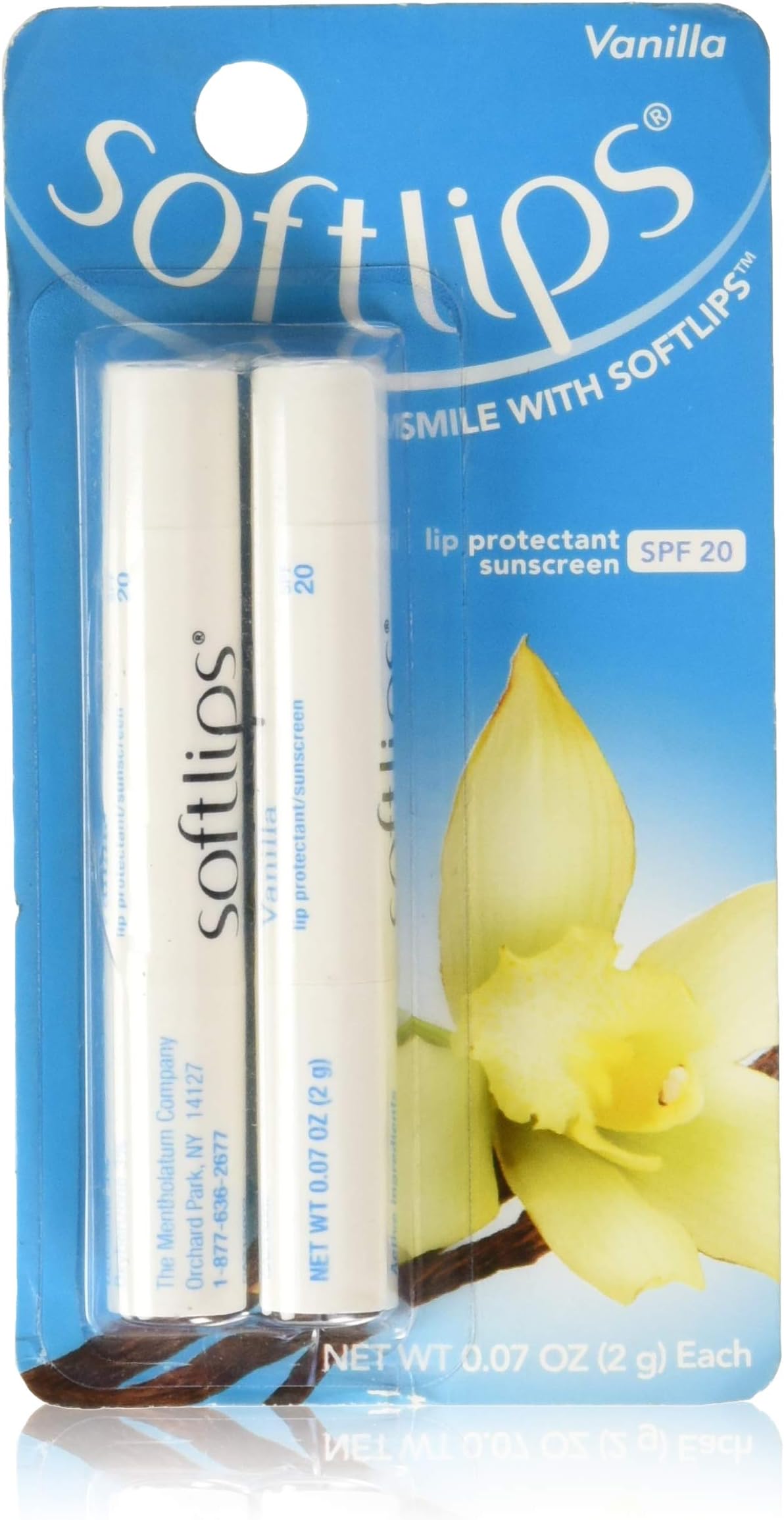 Amazon.com : Softlips Lip Moisturizer For Dry Lips, Vanilla Flavored ...