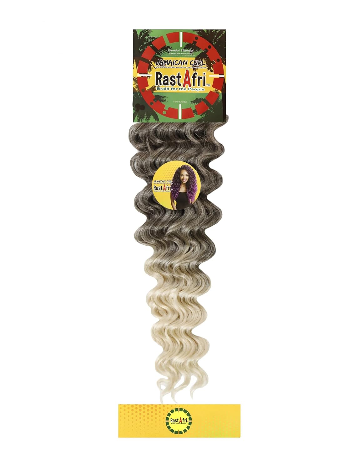 Amazon.com : RastAfri Jamaican Curl Crochet Braiding Hair (T1B/30 ...