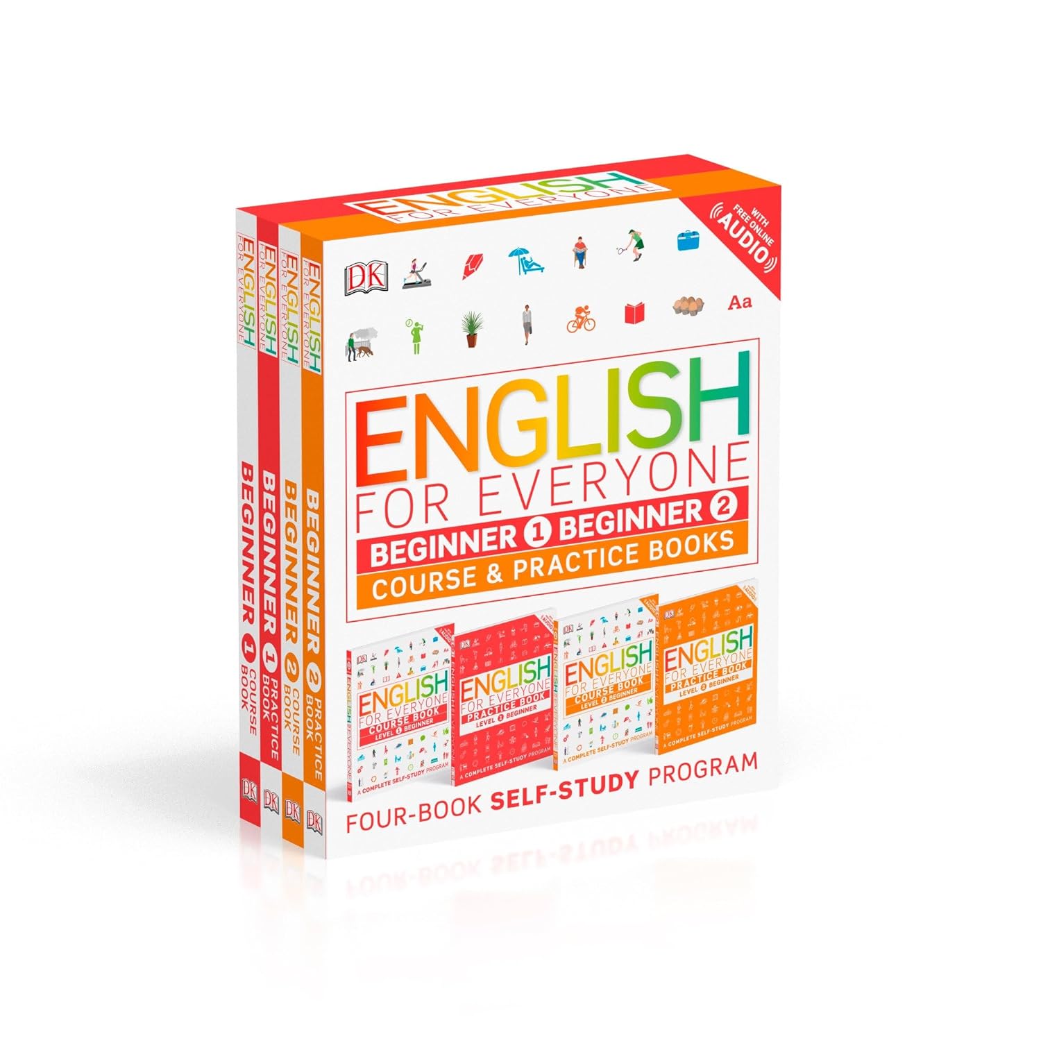 English for Everyone: Beginner Box Set - Level 1 & 2: ESL for Adults ...