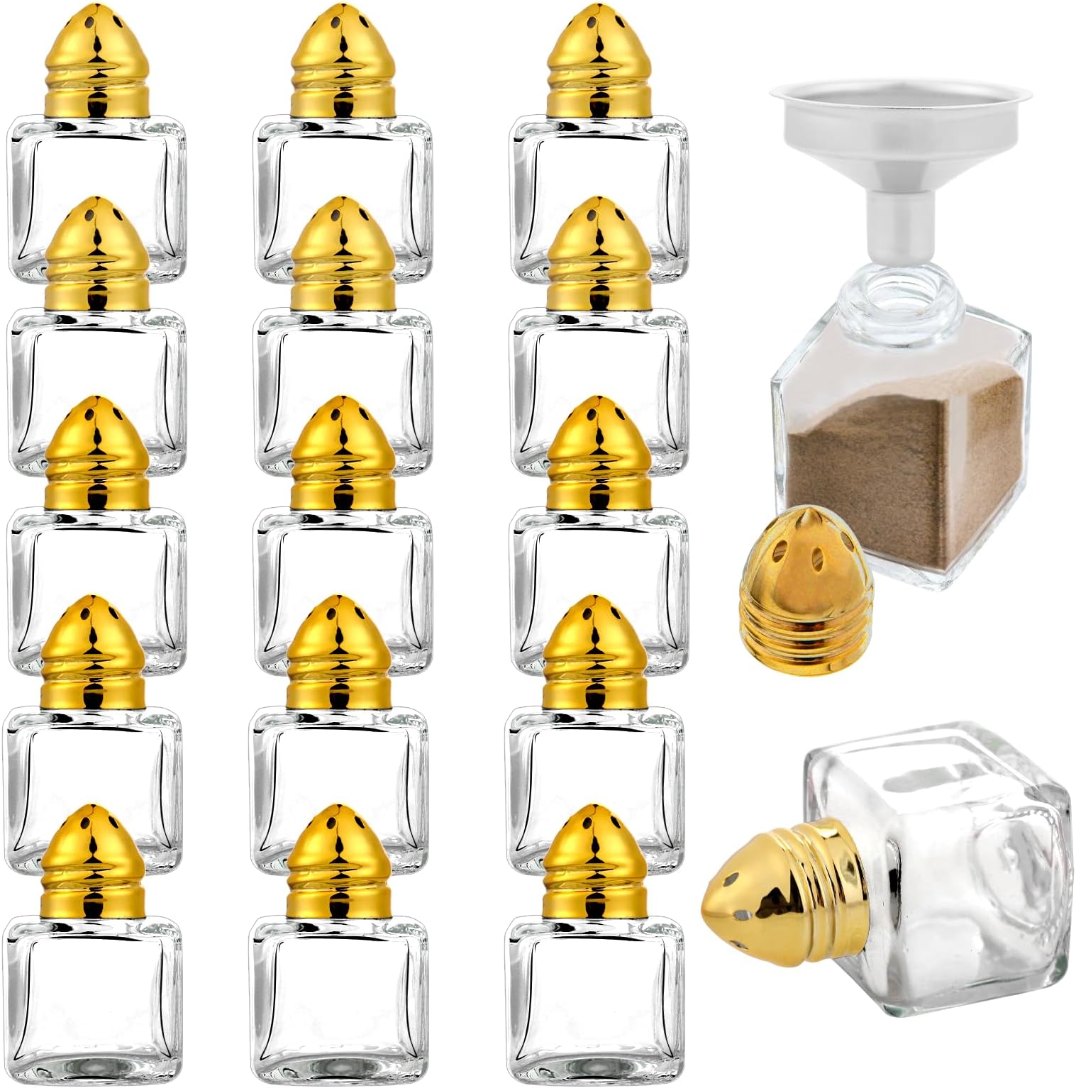 Amazon.com: Set of 5 Mini Salt and Pepper Shakers Mini Spice Shaker ...