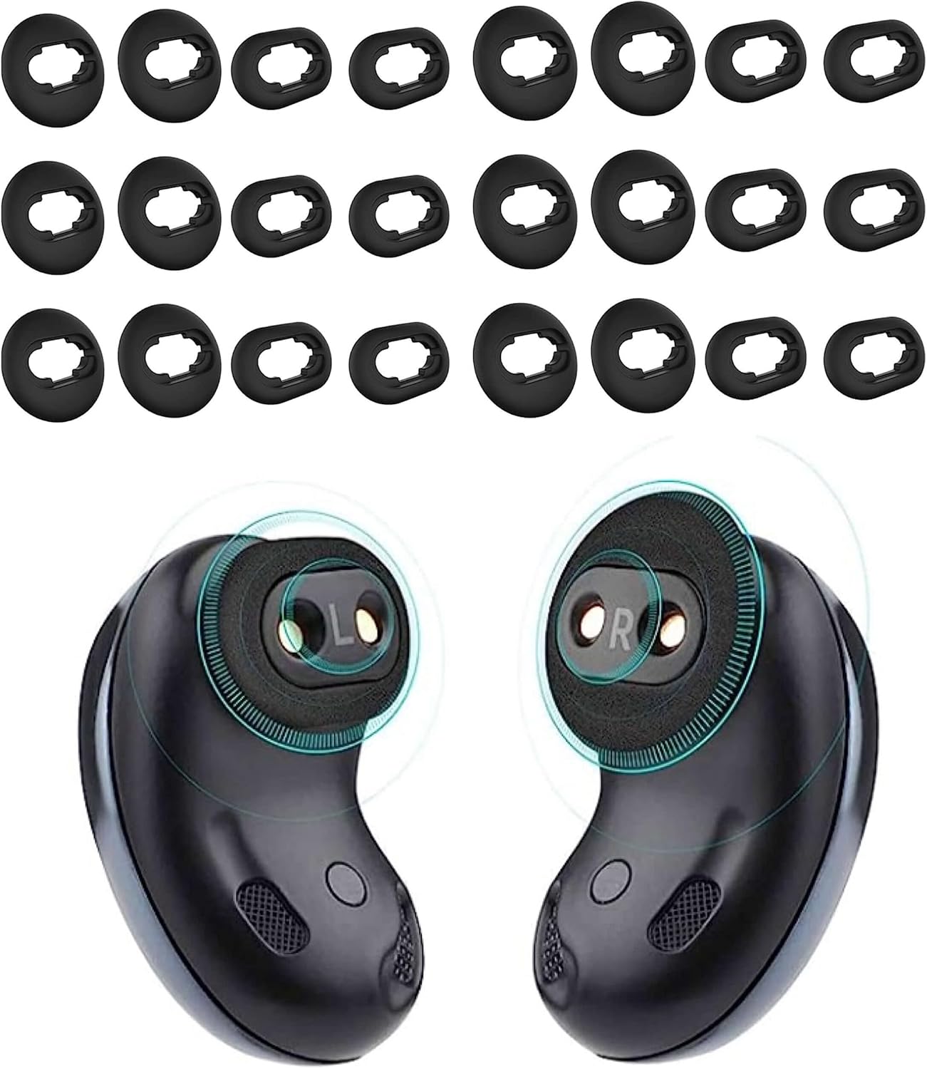 Amazon.com: 12 Pairs L/S Size Compatible with Galaxy Buds Live Ear Tips ...