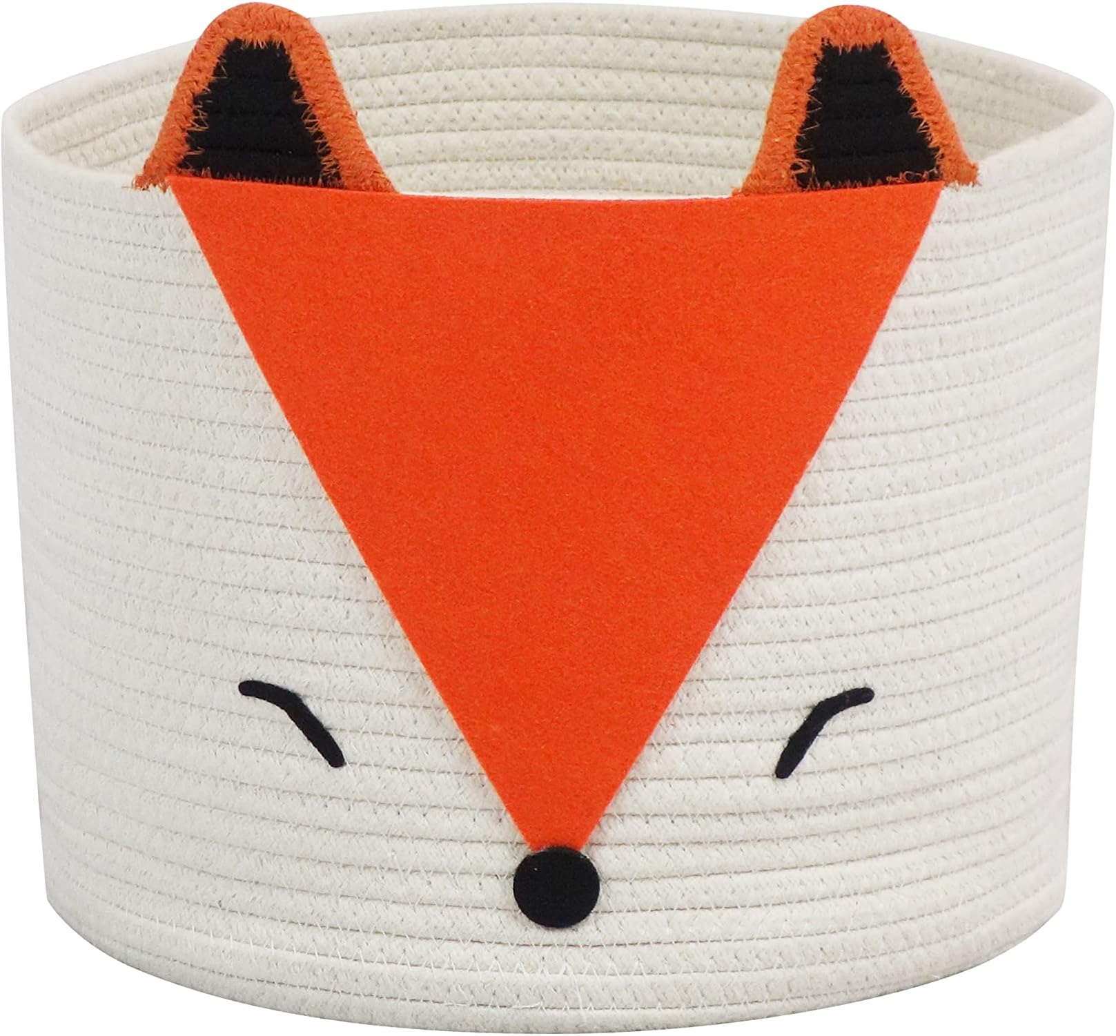 Amazon.com: HiChen Large Cute Fox Basket, Baby Nursery Basket for Toys ...