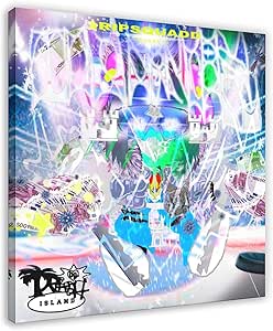 Amazon.com: Bladee Album Cover - Icedancer Canvas Poster Bedroom Decor ...