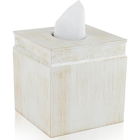 Amazon.com: Tissue Box Cover Square – Decorative Tissue Box Holder ...