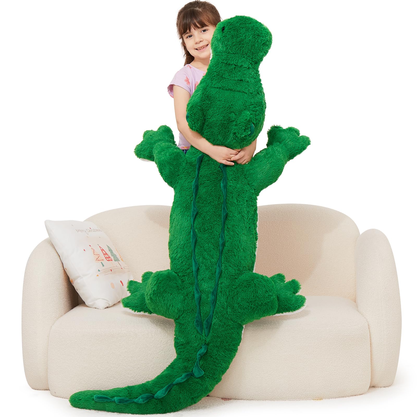 Amazon.com: MorisMos Giant Alligator Stuffed Animal, 67" Huge Alligator ...