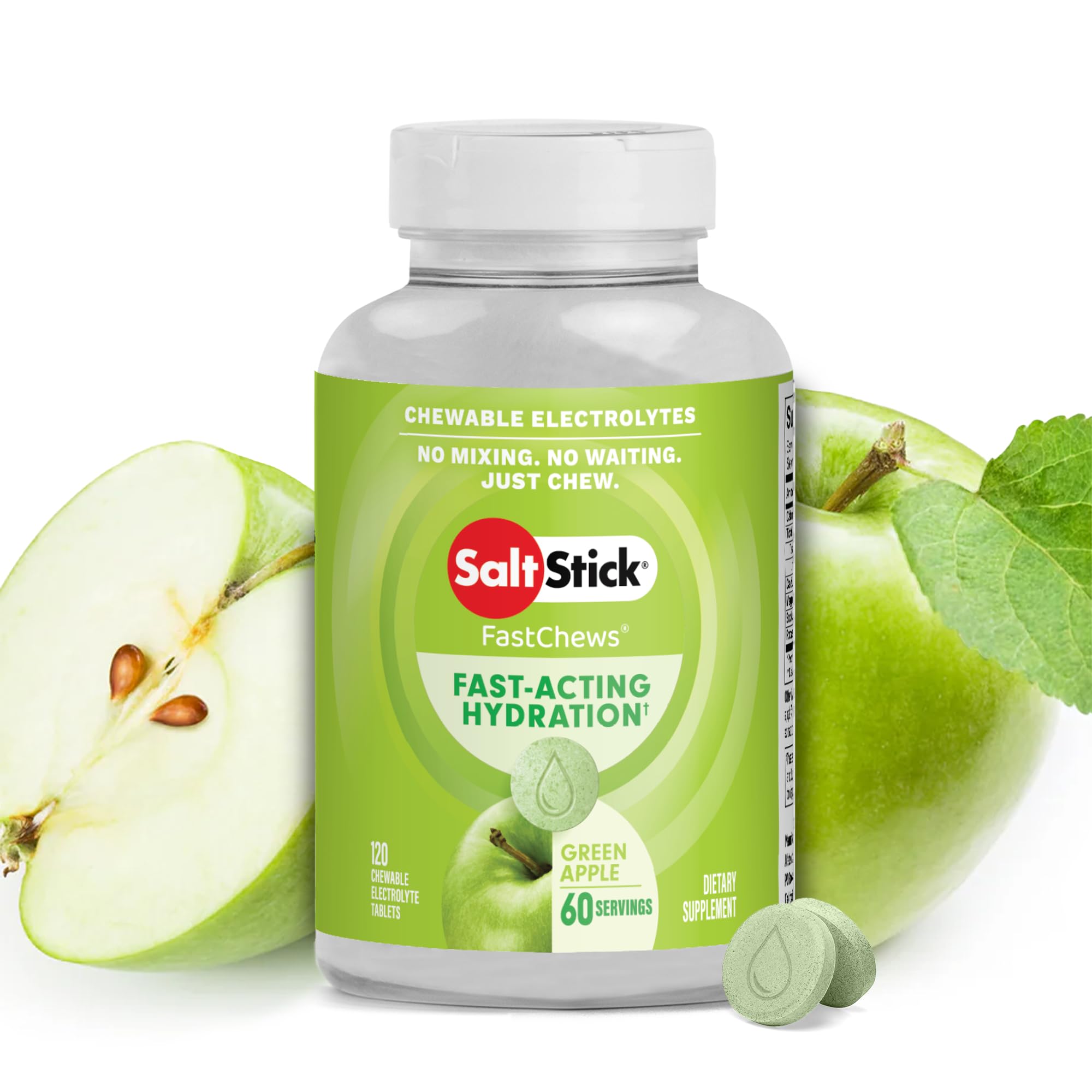 Snapklik.com : SaltStick Electrolyte FastChews - 120 Green Apple ...
