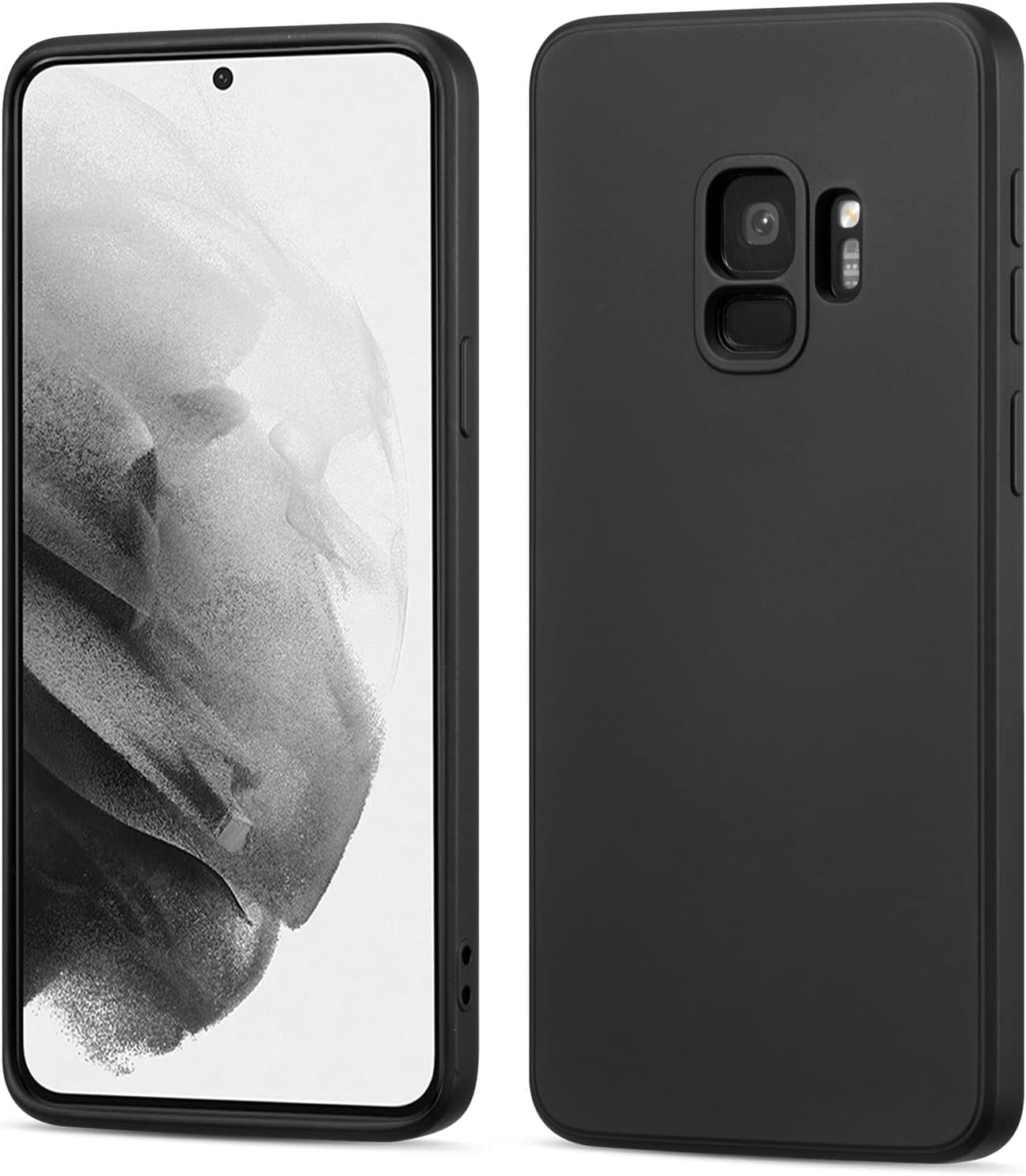 UEEBAI Case for Samsung Galaxy S9, Slim Liquid Silicone Case Shockproof ...