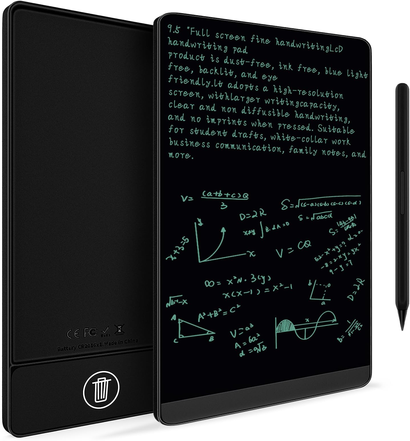 Amazon.com: [2 Pack] TIQUS LCD Writing Tablet Pad 8.5 Inch Ewriter ...