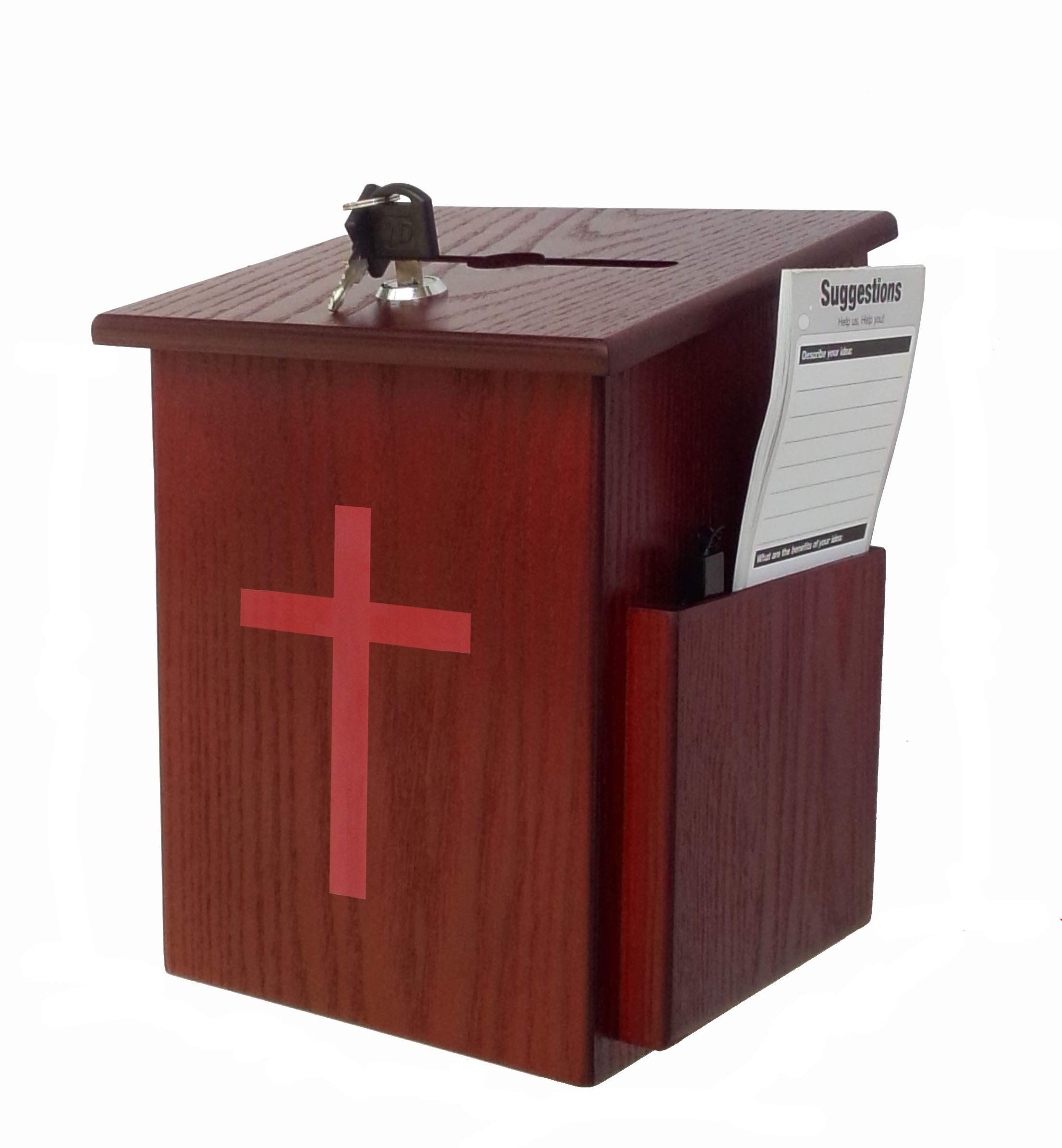 Buy FixtureDisplays Church Collection Fundraising Box Suggestion Box ...