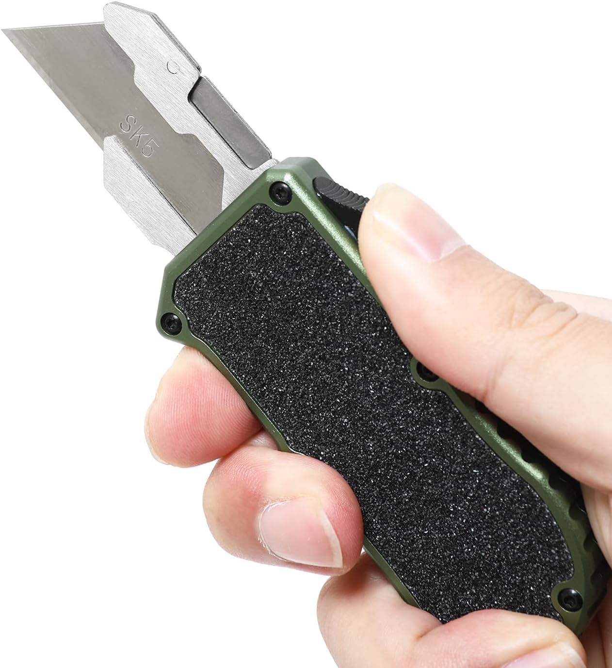 Minzerus Aviation Alumium Auto Retractable Utility Knife, Heavy Duty ...