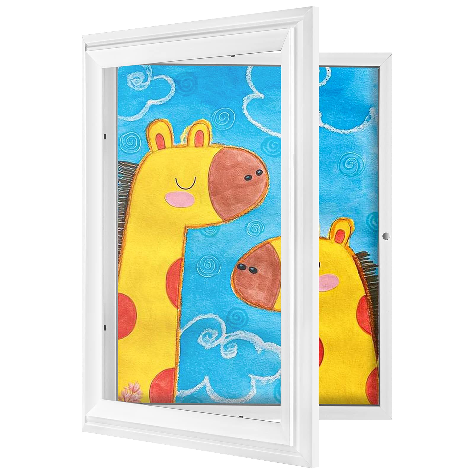 KSROECUD 8.5x11 Kids Artwork Frame for kids artwork changeable, Front ...