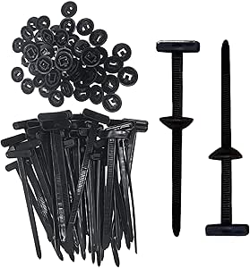 Amazon.com: 100PCS Nylon Universal Cable Tie Buckle, Heavy Duty Self-Locking Nylon Zip Ties ...