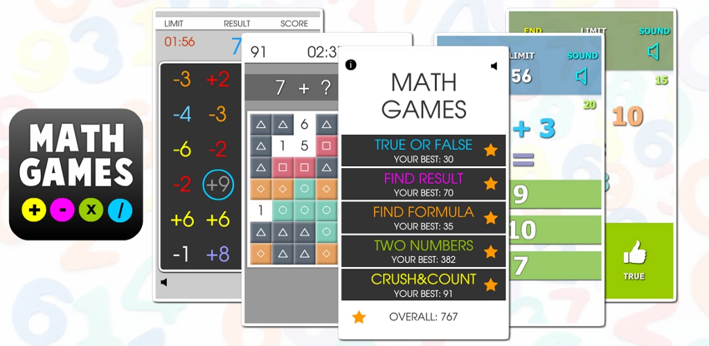 Math Games (9 games in 1) - Free:Amazon.com:Appstore for Android