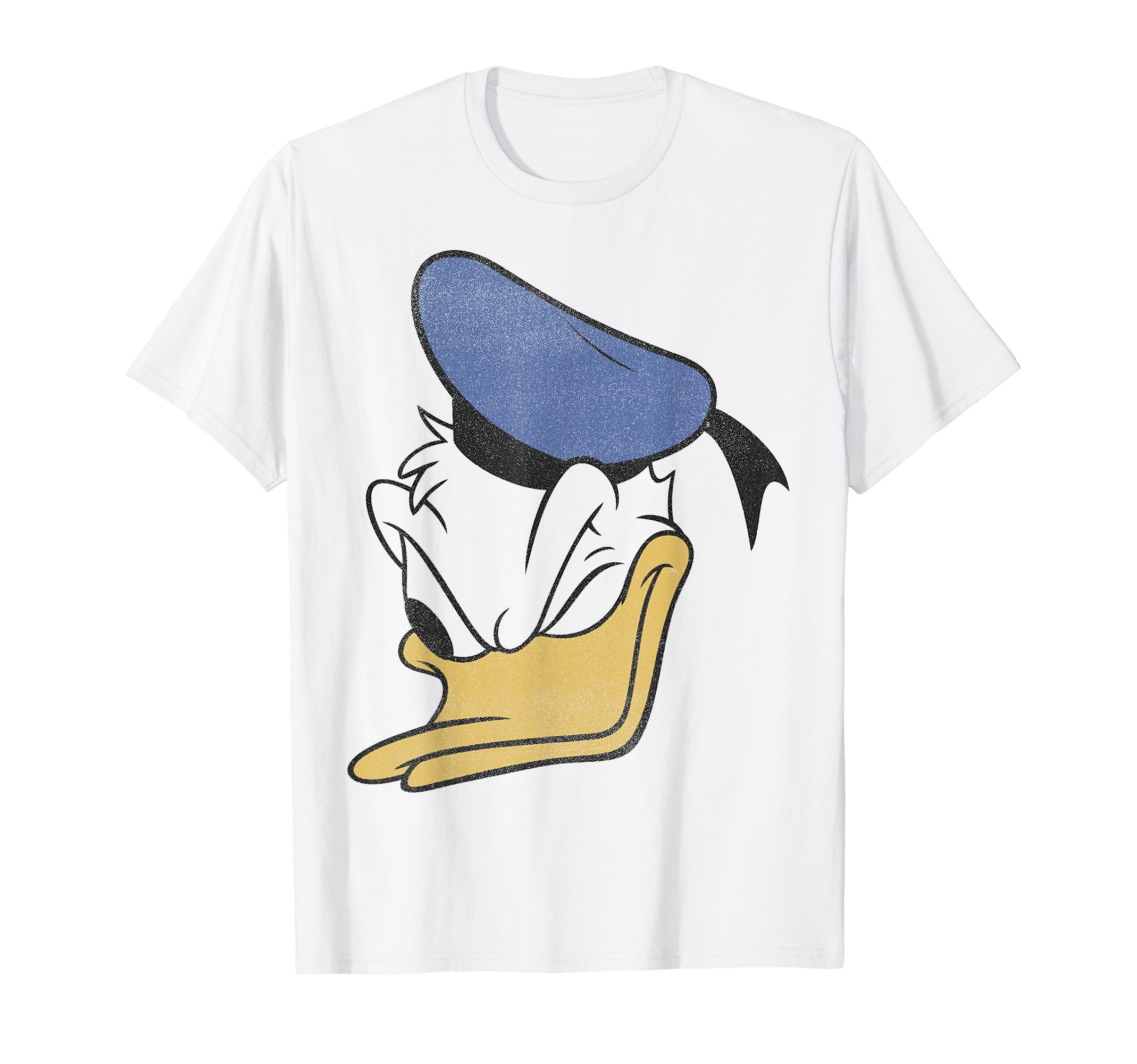 Amazon.com: Disney Donald Duck Winking Face Portrait T-Shirt : Clothing ...