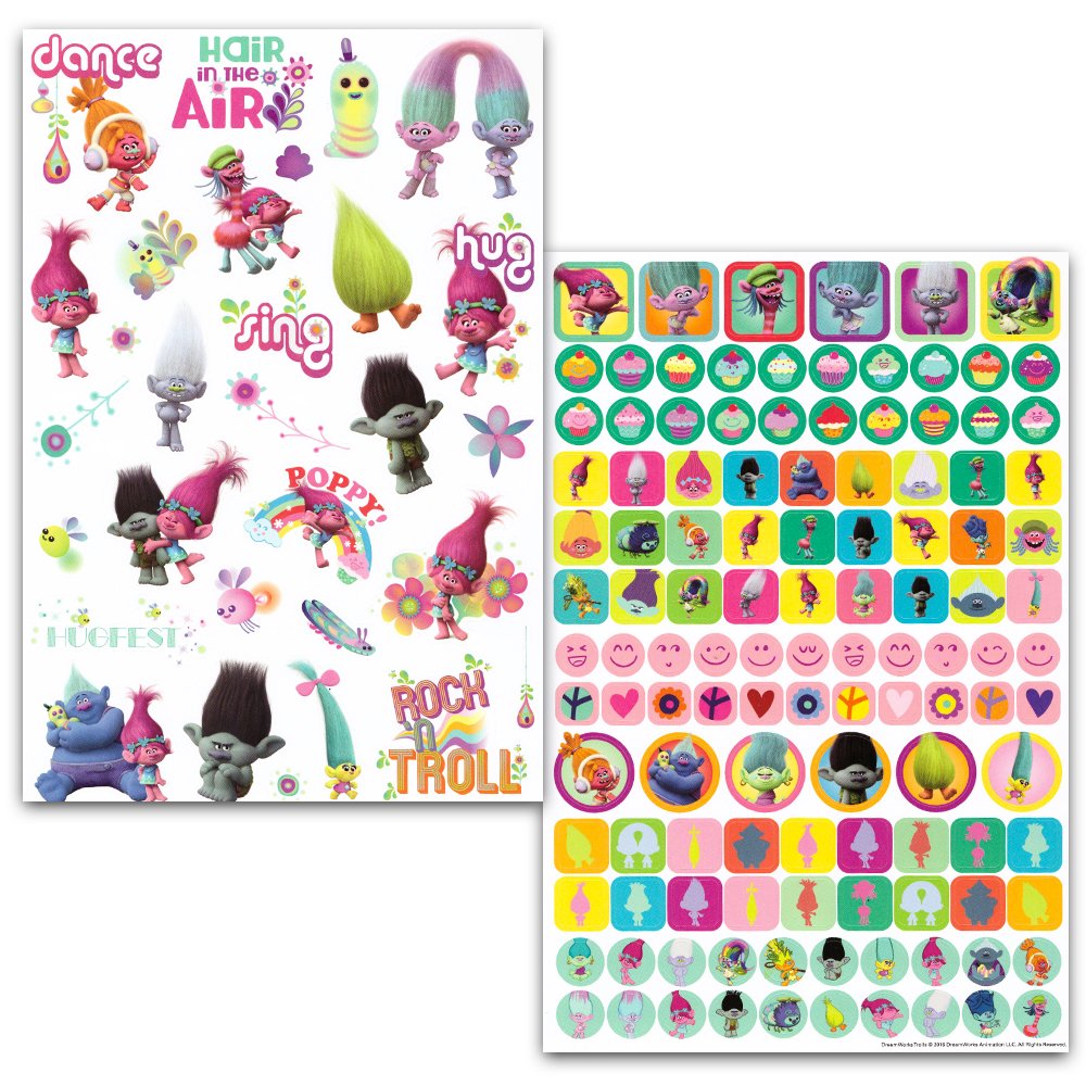Snapklik.com : Trolls Stickers Bundle Over 295 Reward Stickers Plus ...