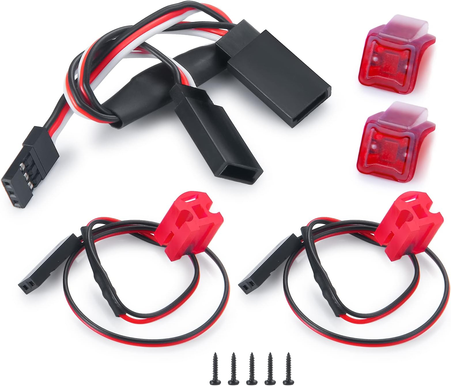 Amazon.com: MORLORDY RC LED Taillight Rear Lights for 1/24 RC Crawler ...
