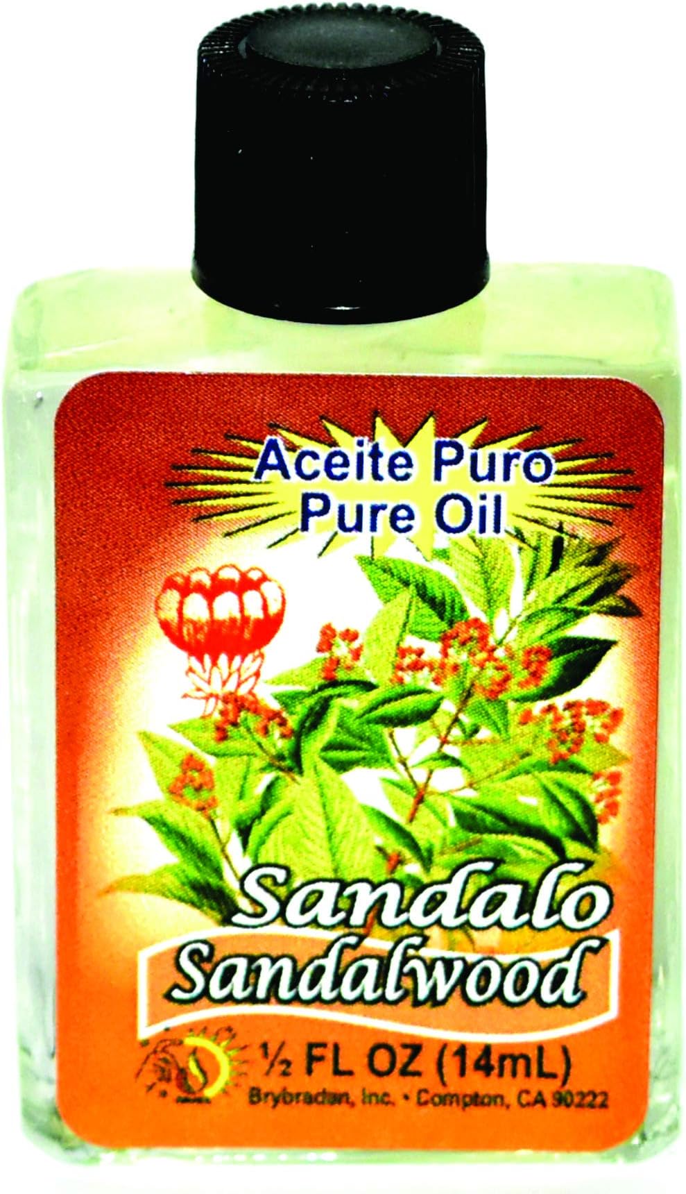 Amazon.com: 1 PIECE BRYBRADAN SANDALWOOD PURE OIL SANDALO ACEITE PURO ½ ...