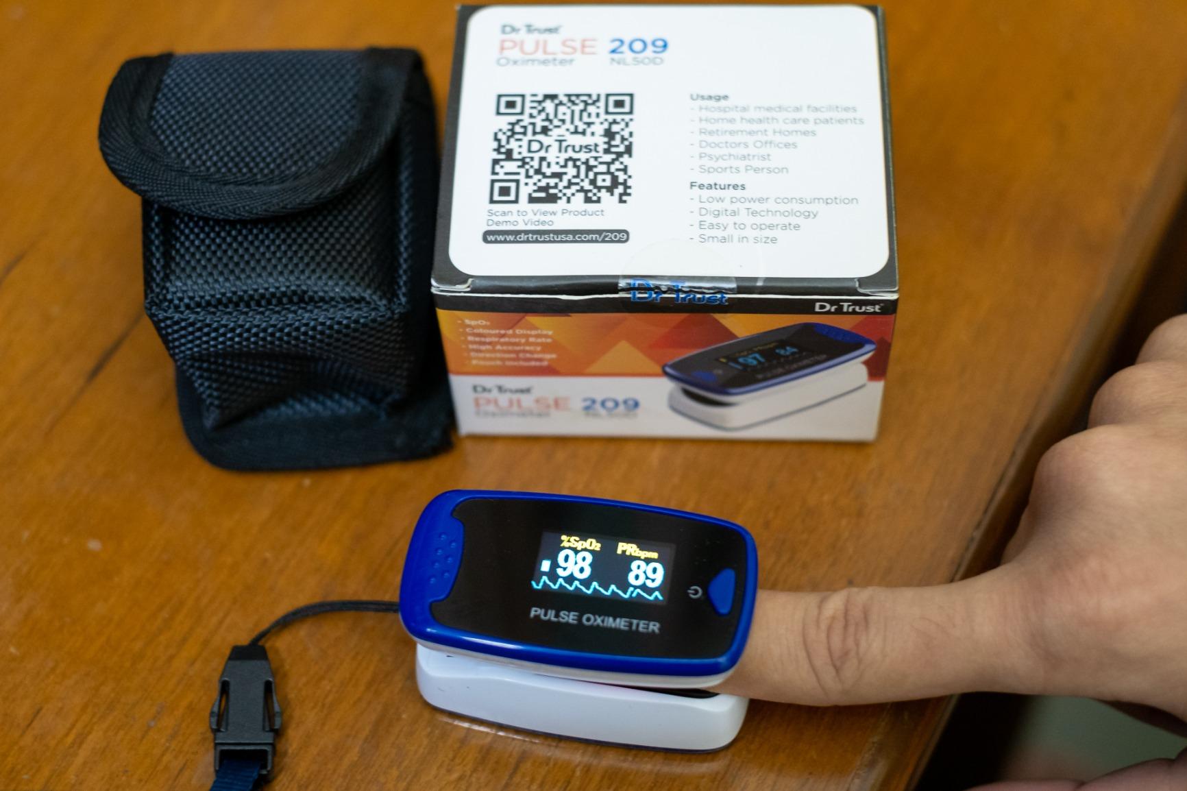 Dr Trust NL 50D Finger Tip Pulse Oximeter - 209 (Blue) : Amazon.in ...
