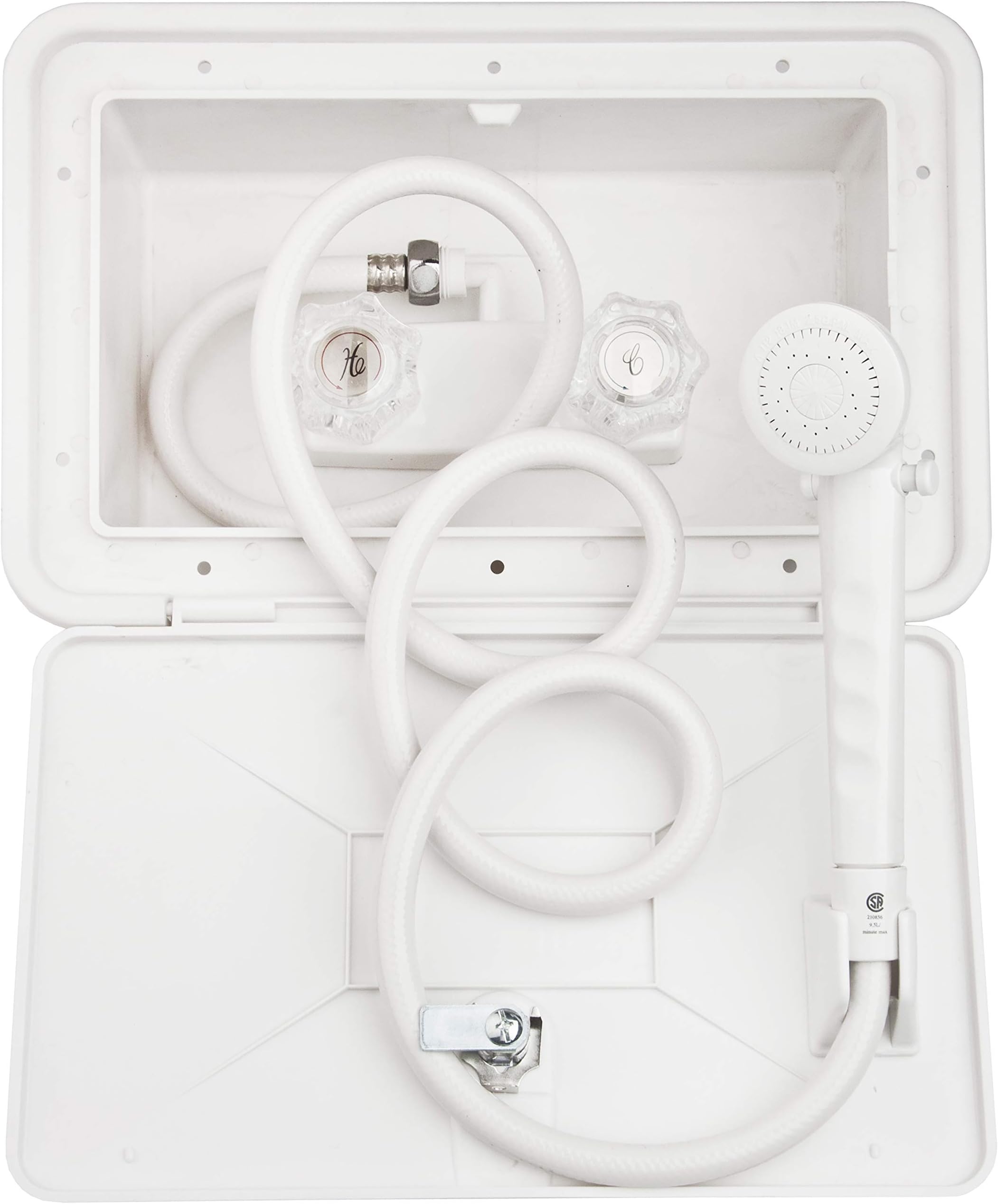 Amazon.com: biosp RV Outdoor Shower Exterior Shower Box Kit Faucet with ...
