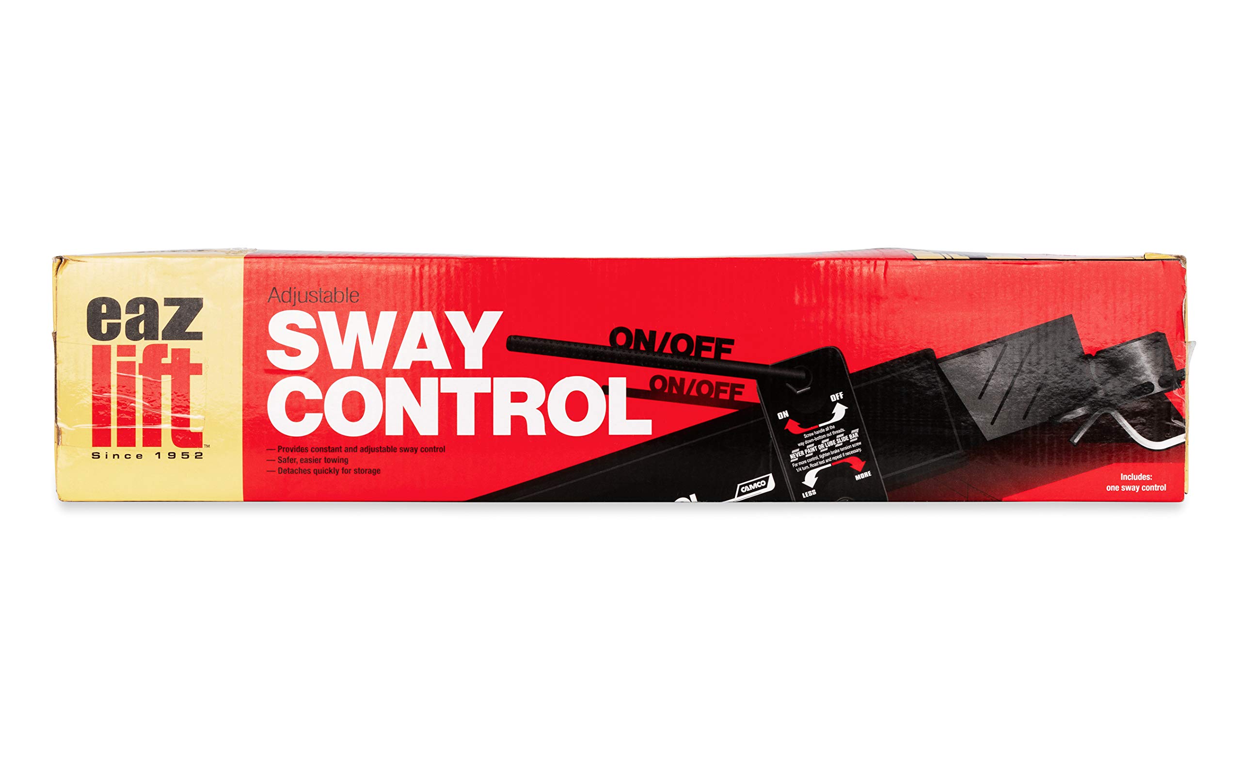 Camco Eaz-Lift Adjustable Sway Control | Features On/Off Control and ...