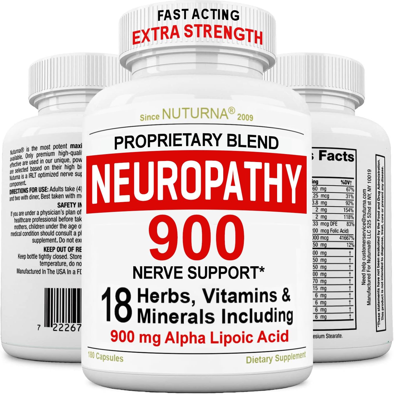 Amazon.com: Nervive Nerve Health, with Alpha Lipoic Acid, to Fortify ...