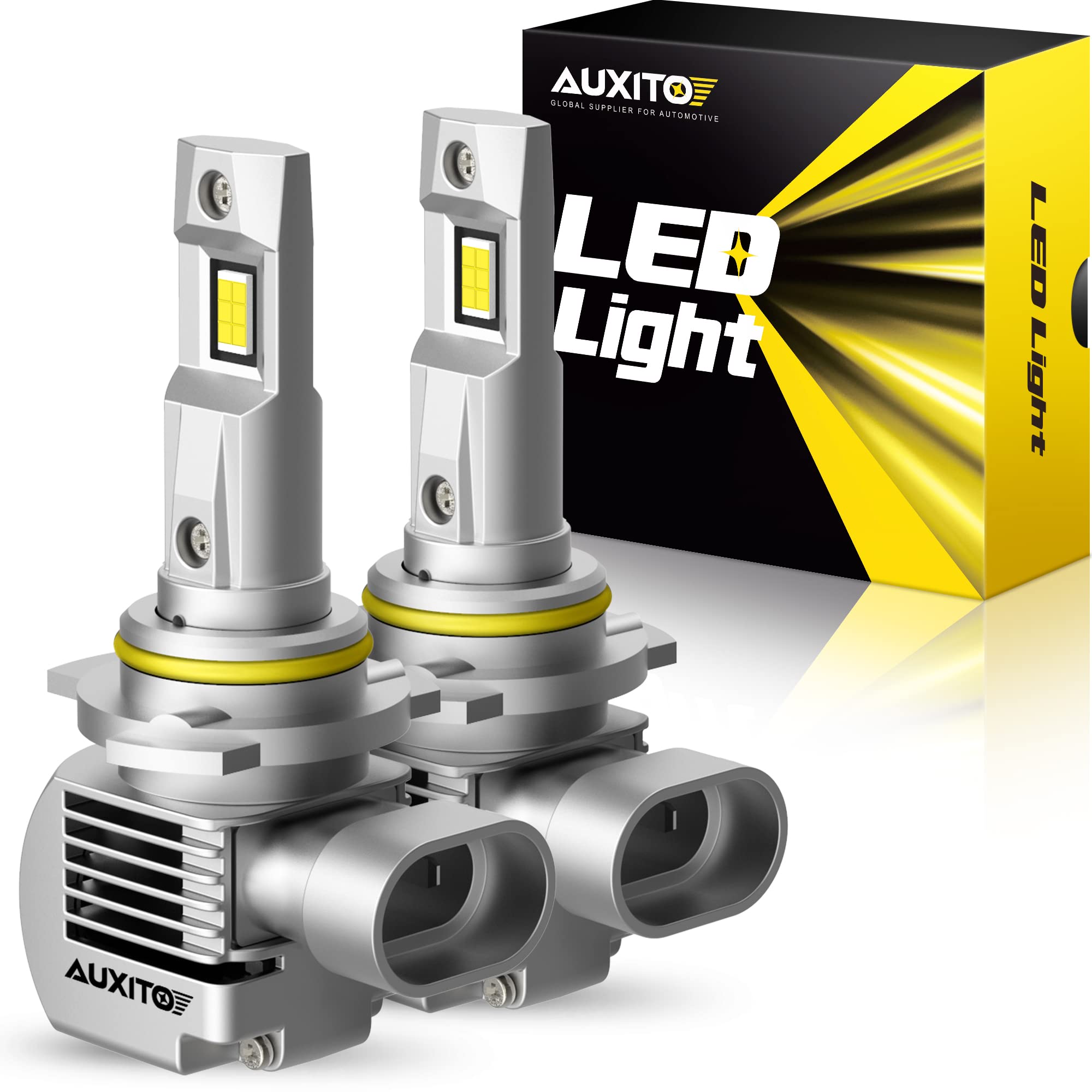 AUXITO 2025 Upgraded 9012 LED Headlight Bulbs, 30000LM 900% Brighter ...