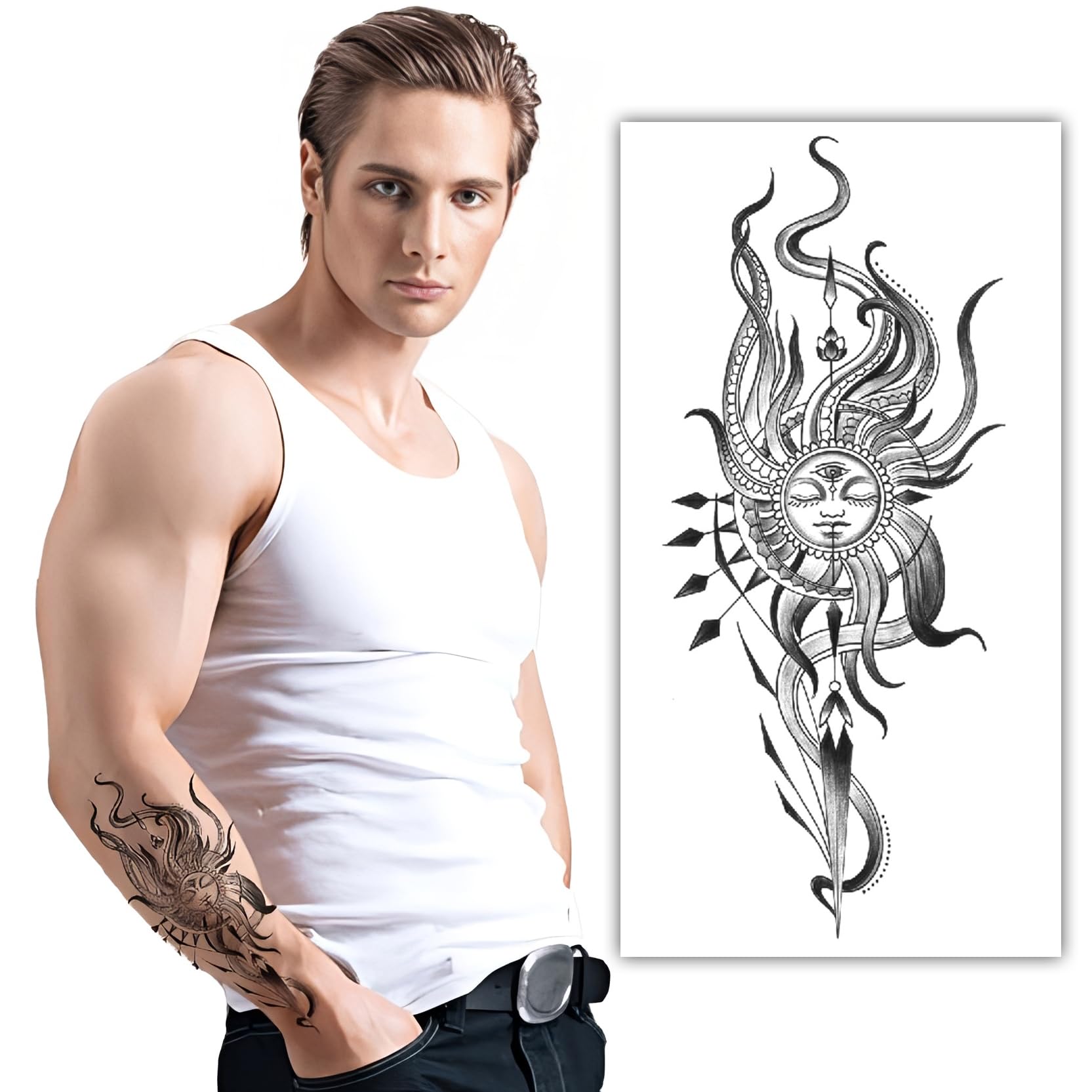 Tribal Sun God Tattoos