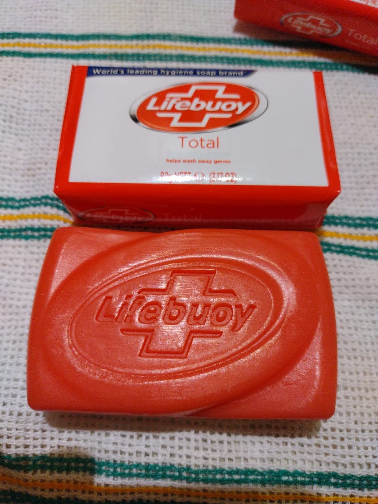 Lifebuoy Total Hygiene Soap 3 Pack (3x 90g bars) : Amazon.co.uk: Beauty