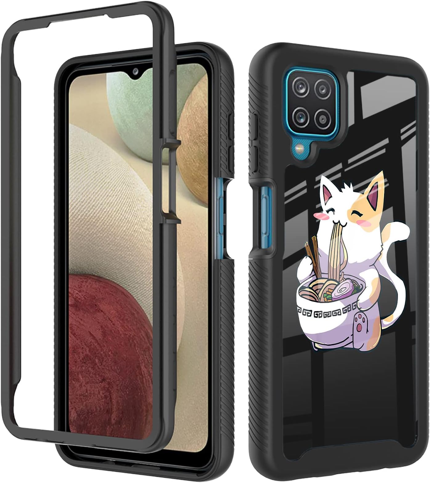 Amazon.com: FJyuanqi Compatible with Samsung Galaxy A12 Case Kawaii ...