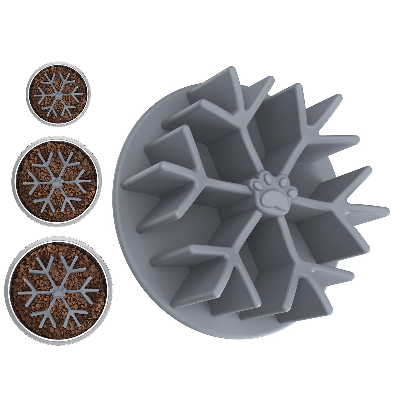 Amazon.com : Olipiter Slow Feeder Dog Bowl Insert, Dog Slow Eating ...