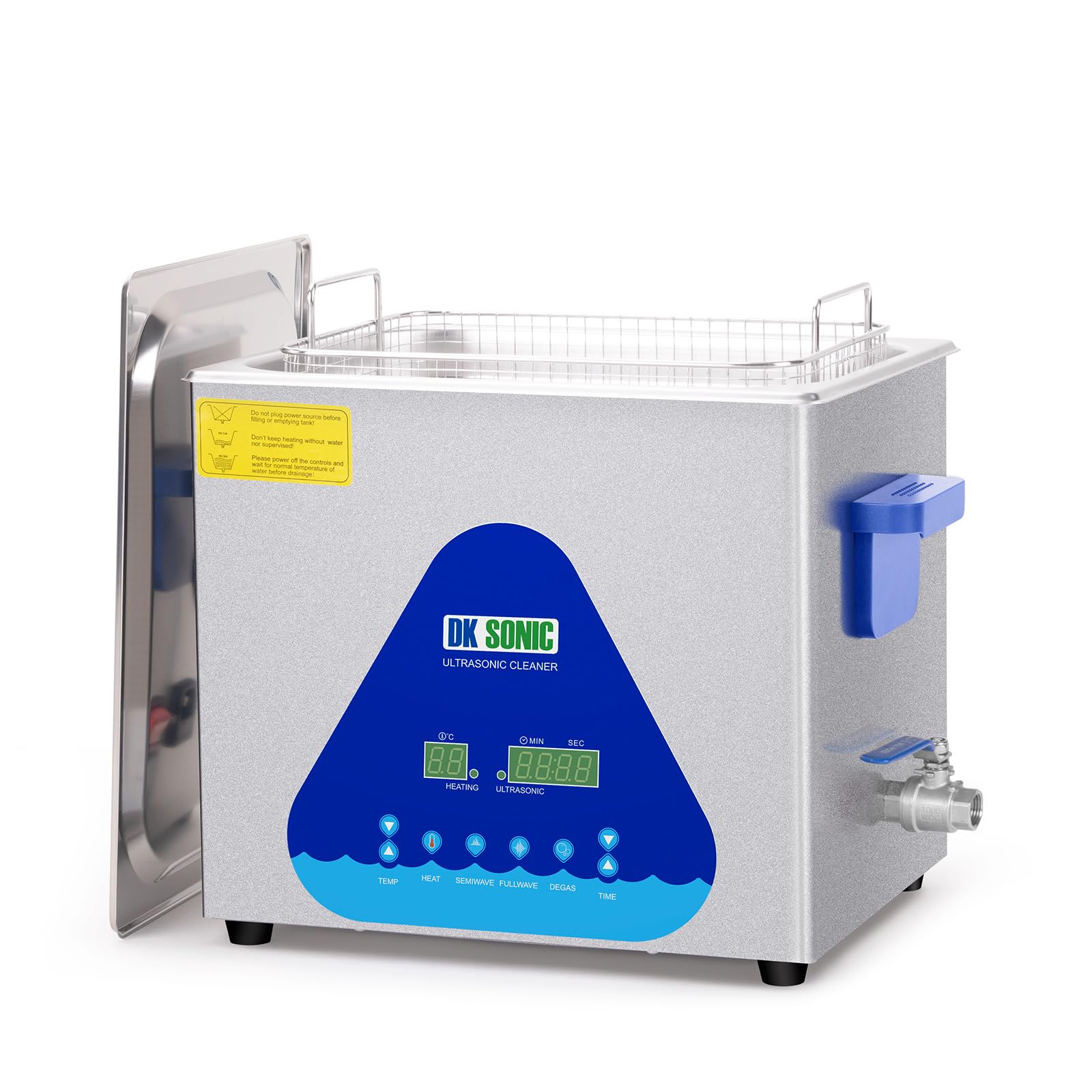 DK SONIC Professional Ultrasonic Cleaner with Heater Basket Digital ...