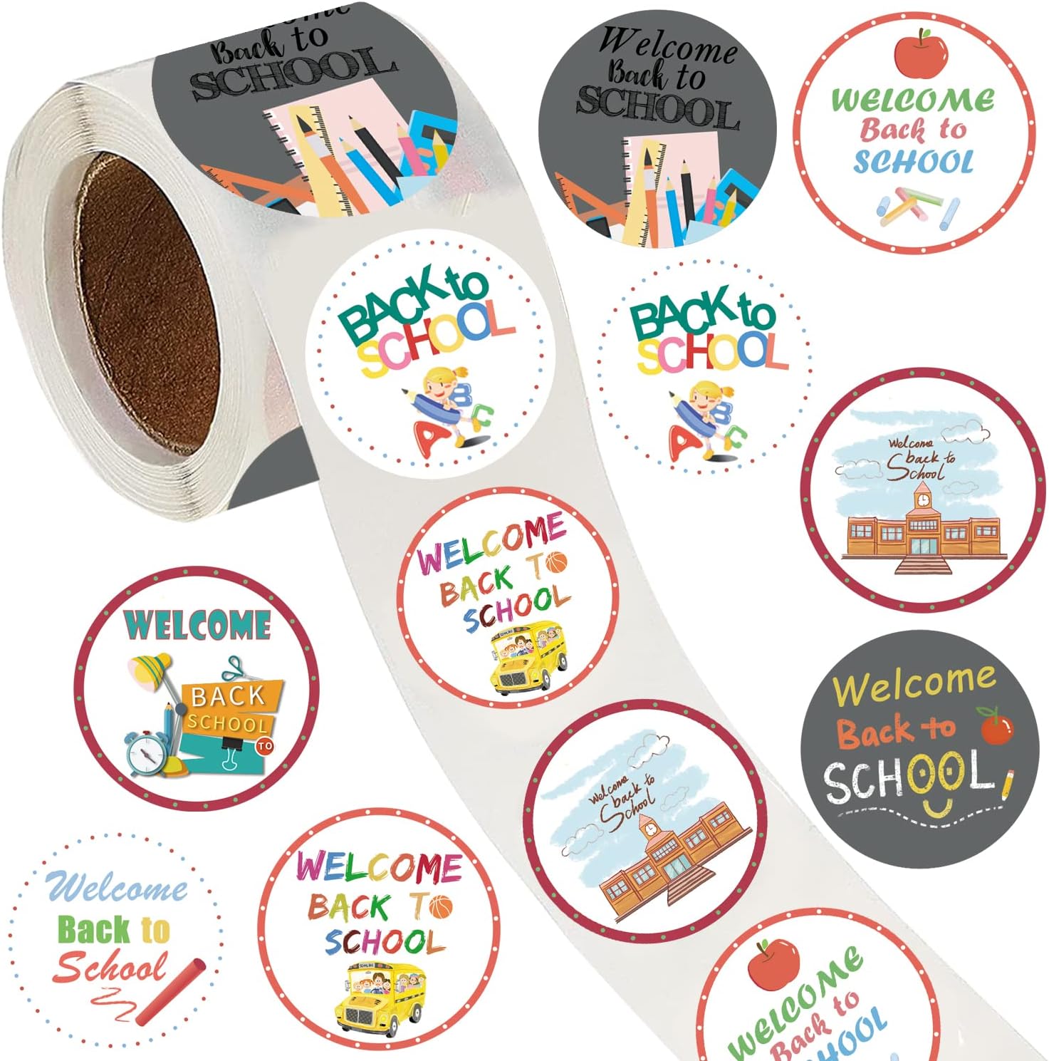 Amazon.com: Welcome Back to School Stickers - Here's to A Bright School ...