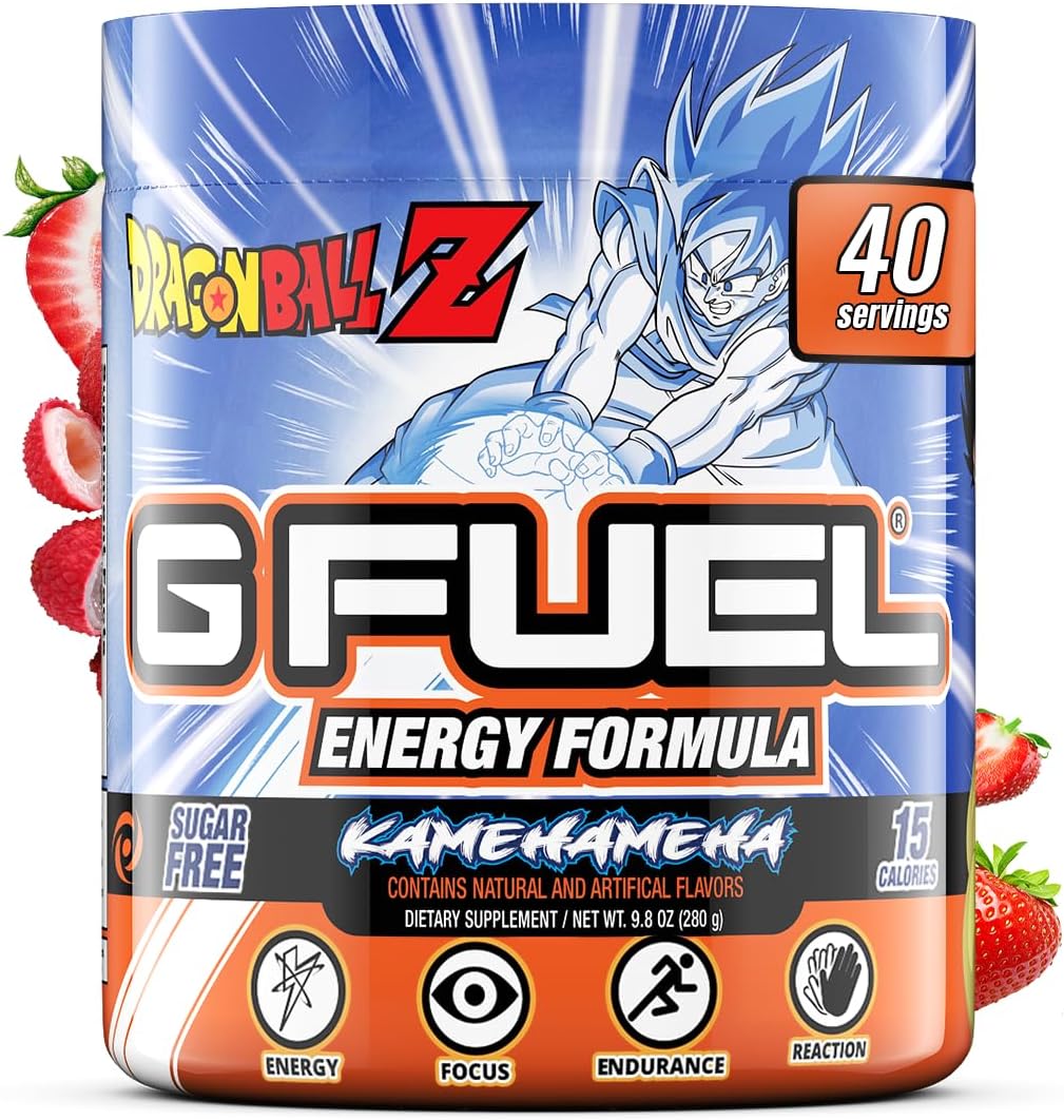 Amazon.com: G Fuel Dragon Ball Z Energy Drink Powder, Pre Workout ...