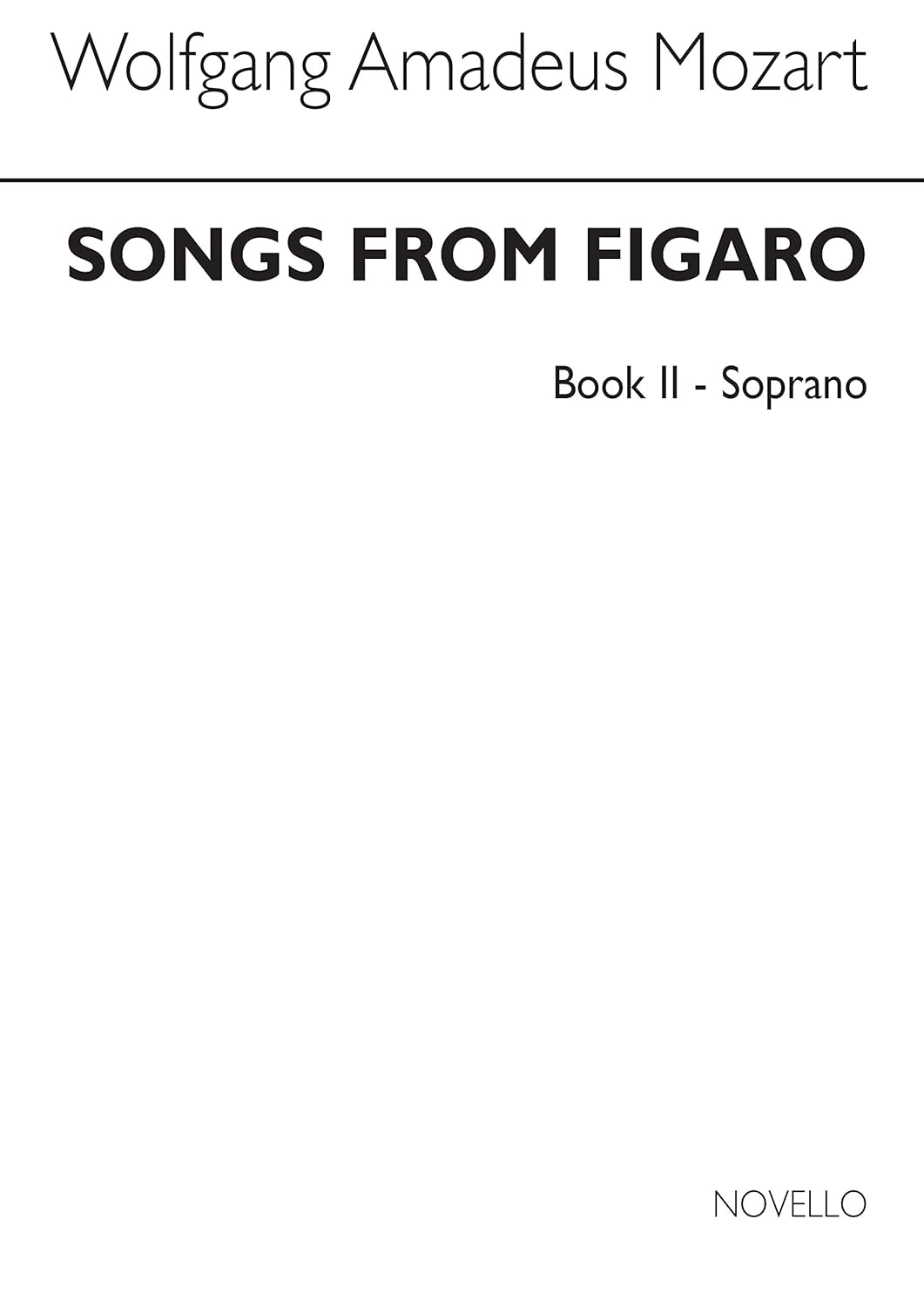 Amazon.co.jp: Songs From Figaro Book 2 (Soprano) : 洋書