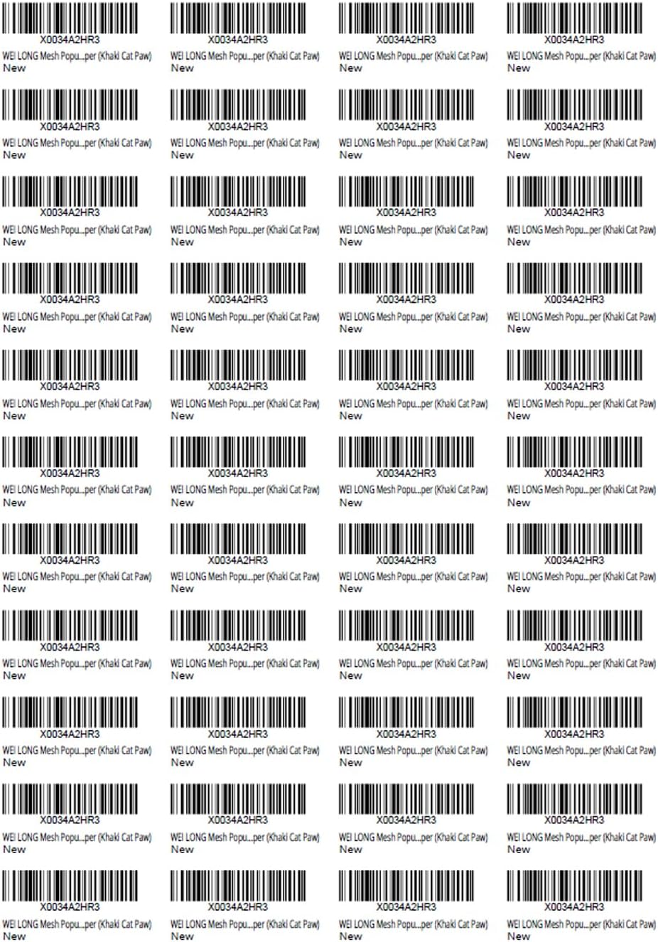 Amazon.com : Amazon FBA Label (100 Sheets,4000 Labels) 40-up Labels 52 ...