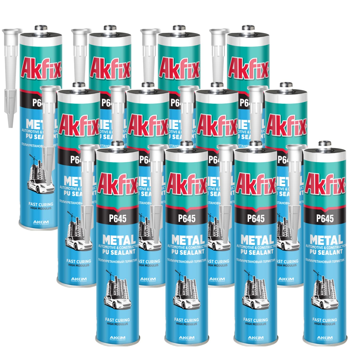 Snapklik.com : Akfix P645 Seam Sealer Automotive Gray