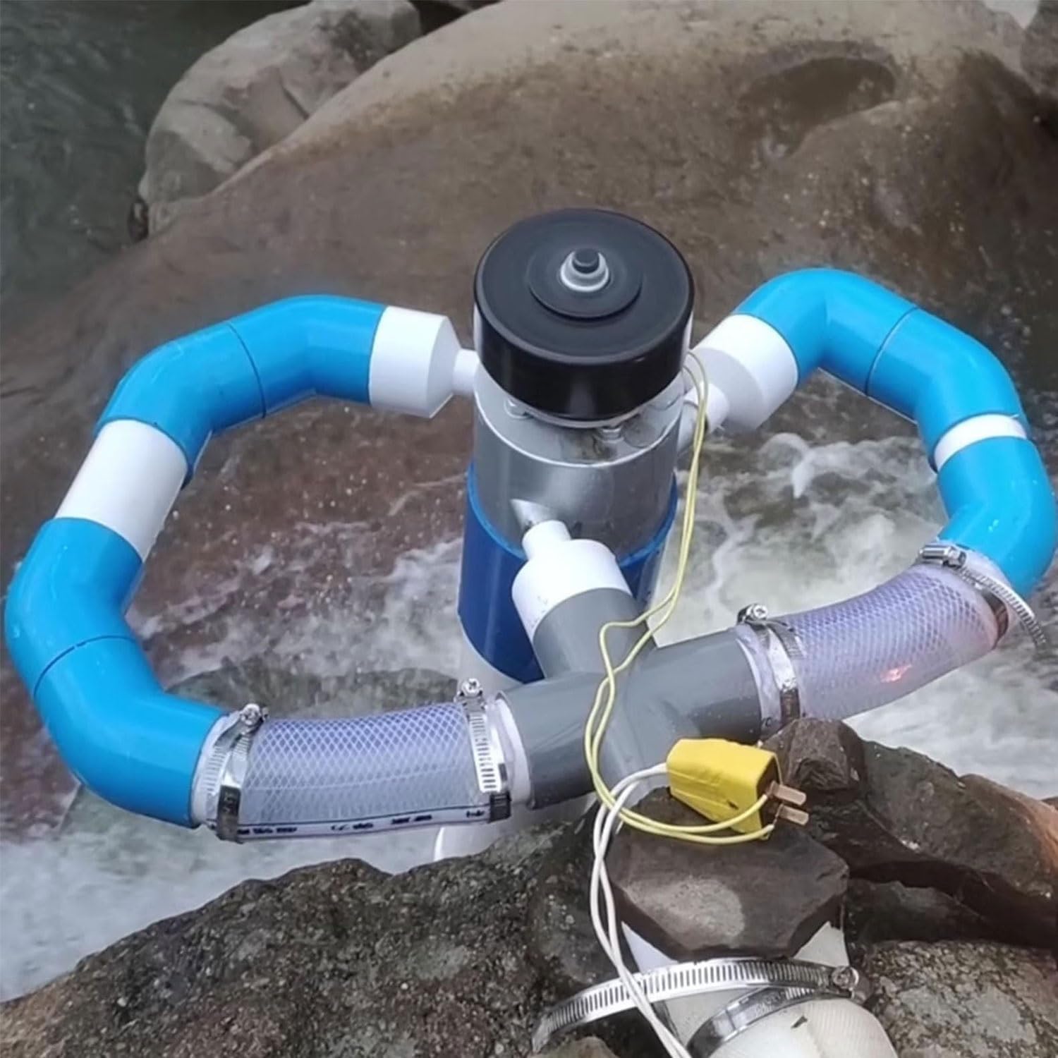 Amazon.com: Aecorbir 1000W 220V Three-Tube AC Hydroelectric Generator ...