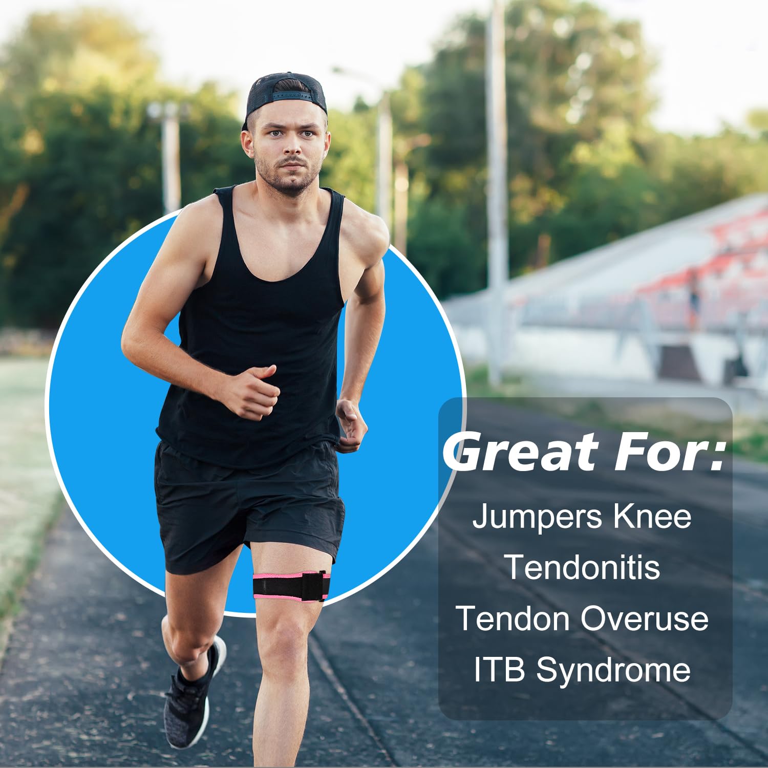 supregear IT Band Strap – Iliotibial Band Syndrome Brace – Knee Thigh ...