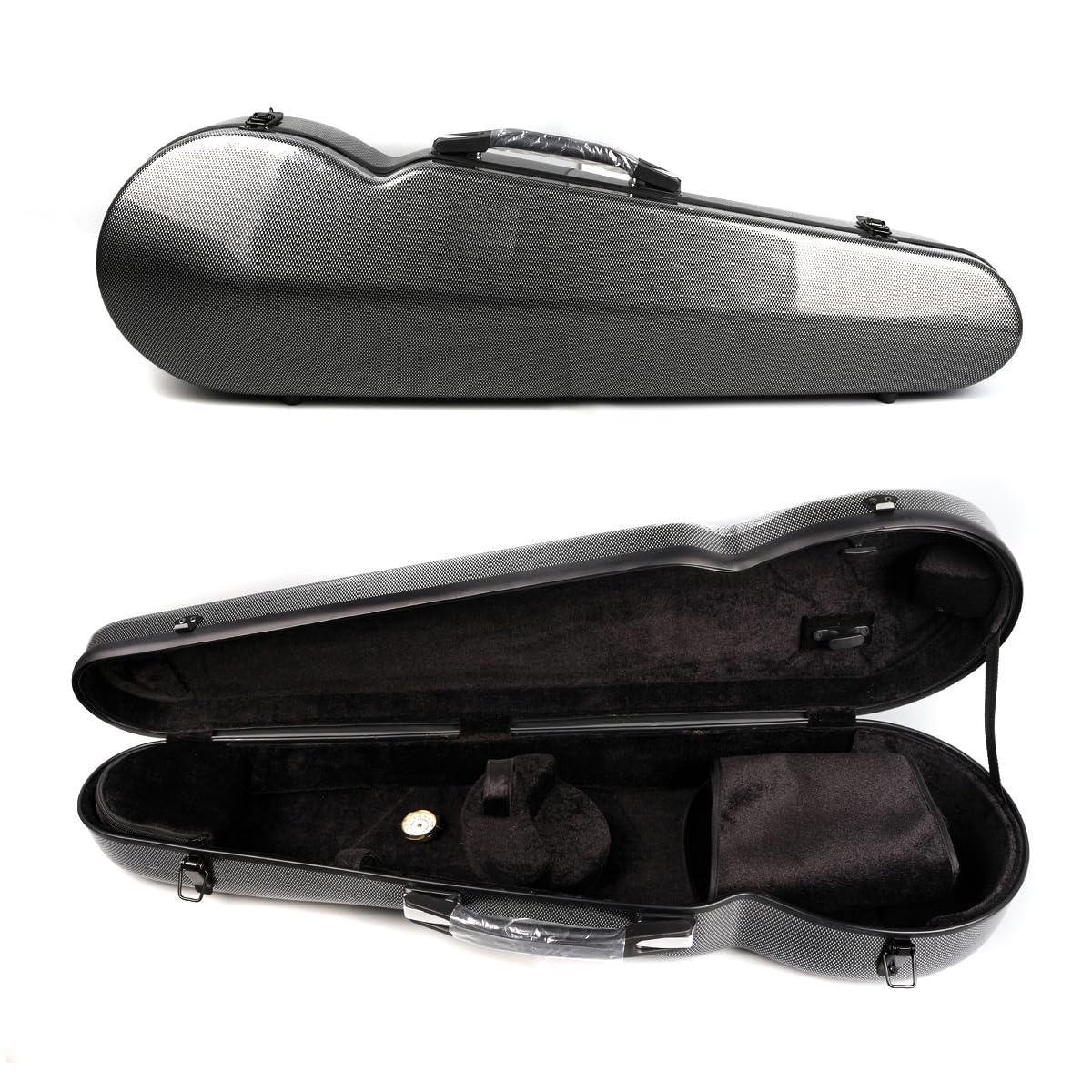 Amazon.com: Vetimobato Carbon Fiber Violin Case 4/4 Full Size Strong ...