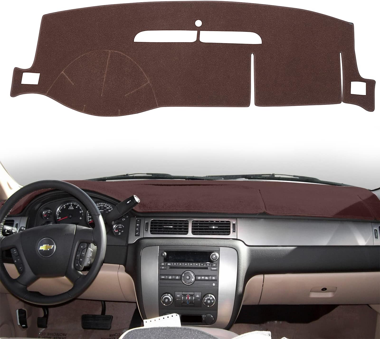 Amazon.com: HanLanKa Dashboard Cover Dash Mat Fit for 2007-2014 Chevy ...