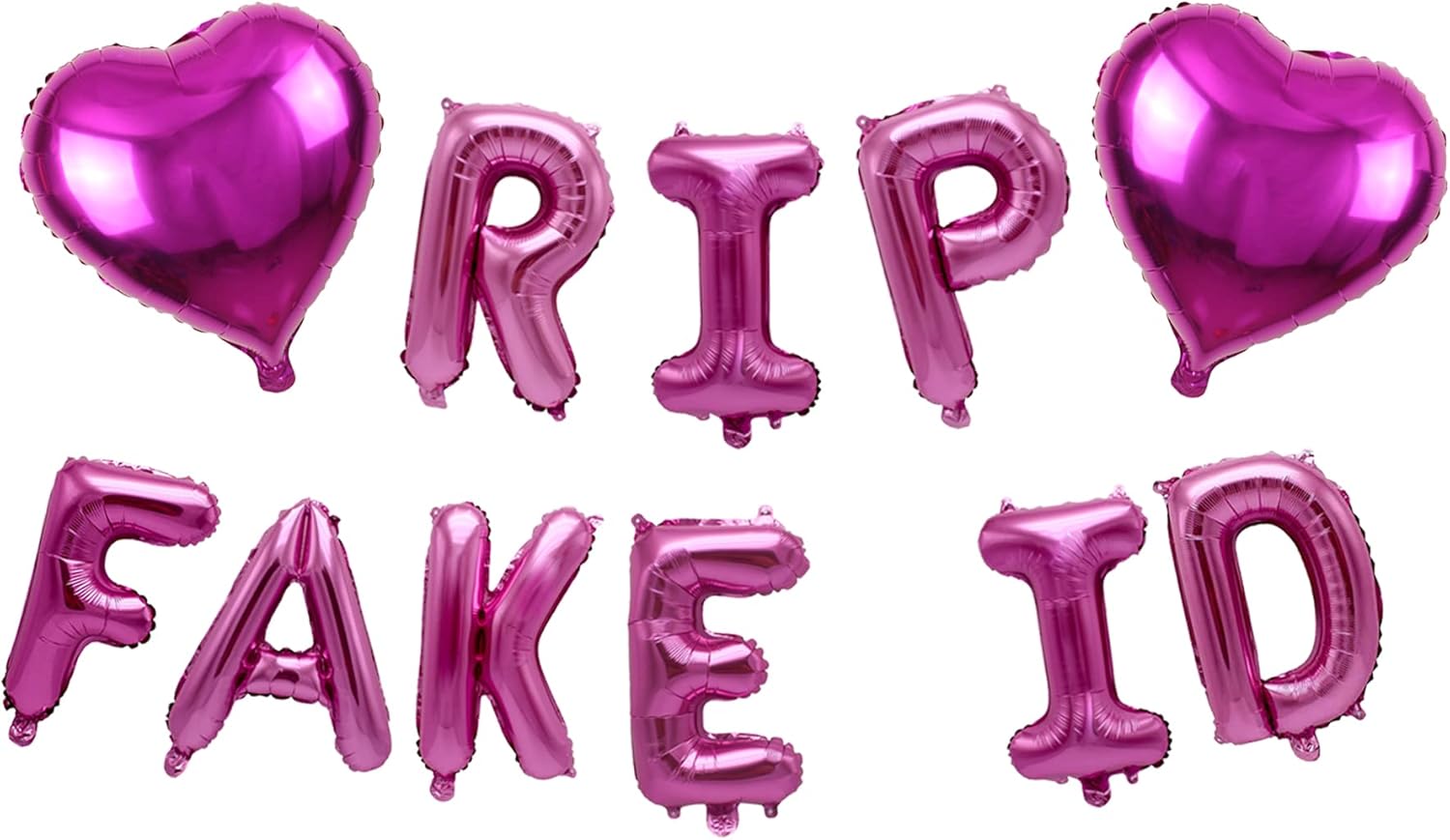 Amazon.com: KARAQY RIP Fake ID Birthday Party Banner - 21st Birthday ...