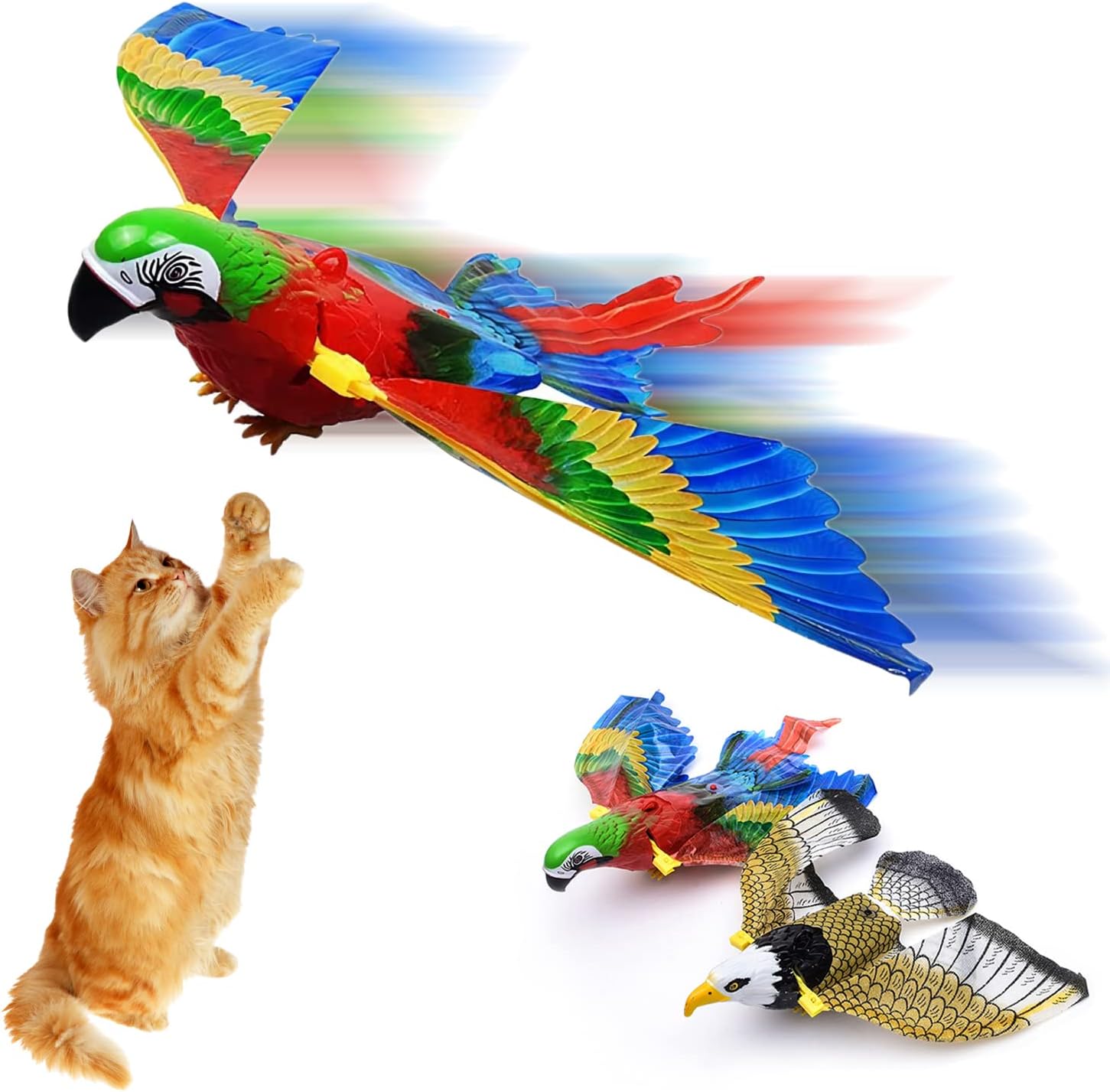 Amazon.com : Electric Bird Teasing Cat Toy, Interactive Bird Toy for ...