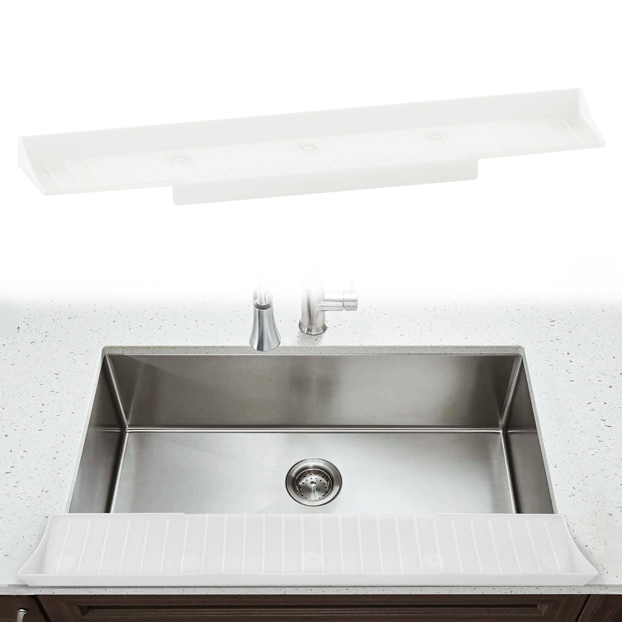 Amazon.com: Ninjatiger Sink Edge Protector Guard - 4.5'' x 26'' Kitchen ...