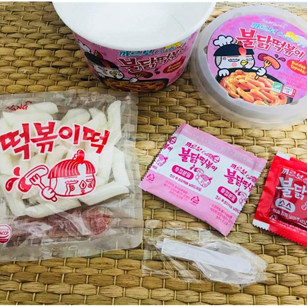 Snapklik.com : Carbo Buldak Tteokbokki Korean Rice Cake Instant