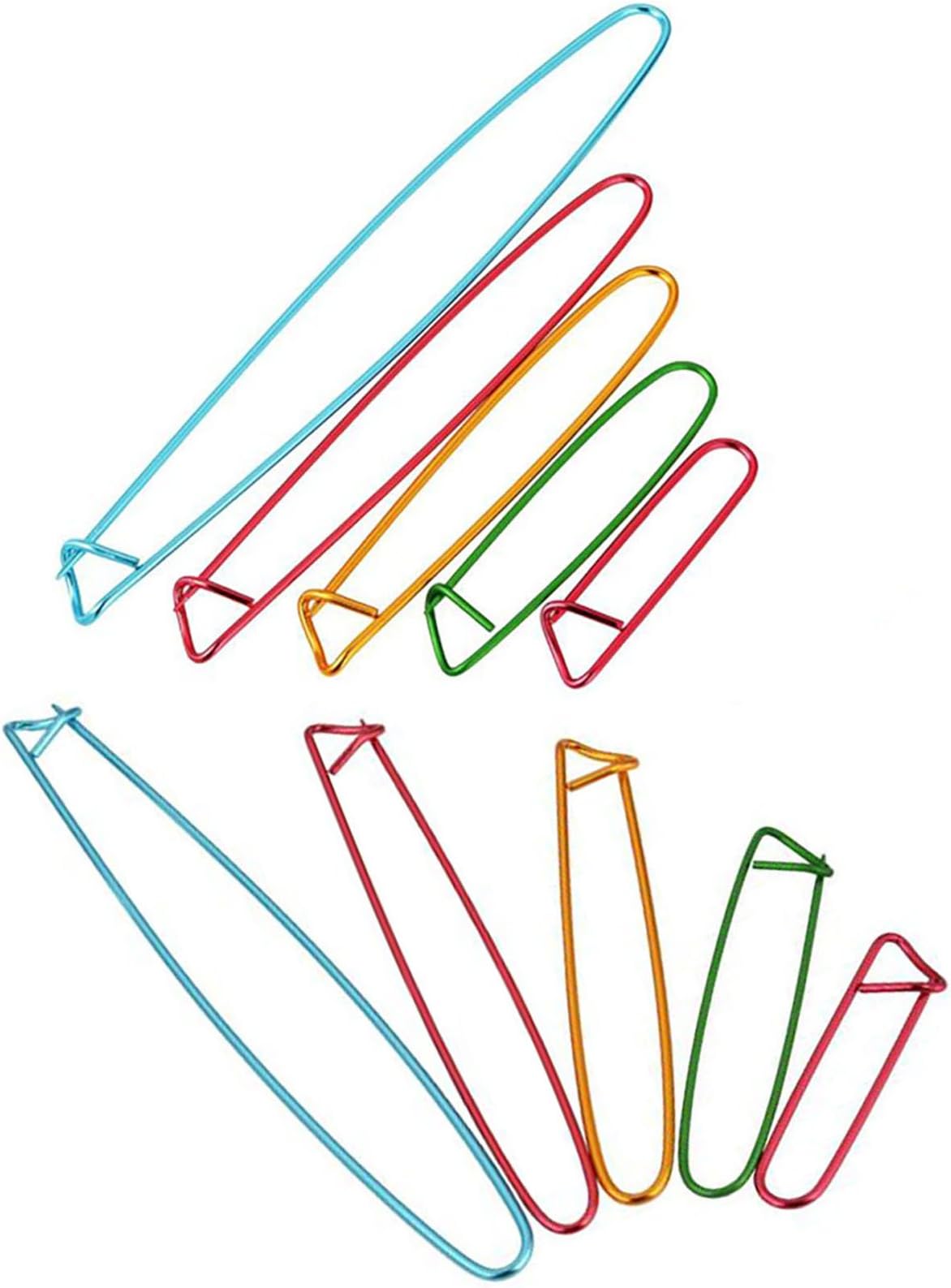 Amazon.com: 12 PCS Knitting Stitch Holders,6 Sizes Yarn Stitch Holder ...