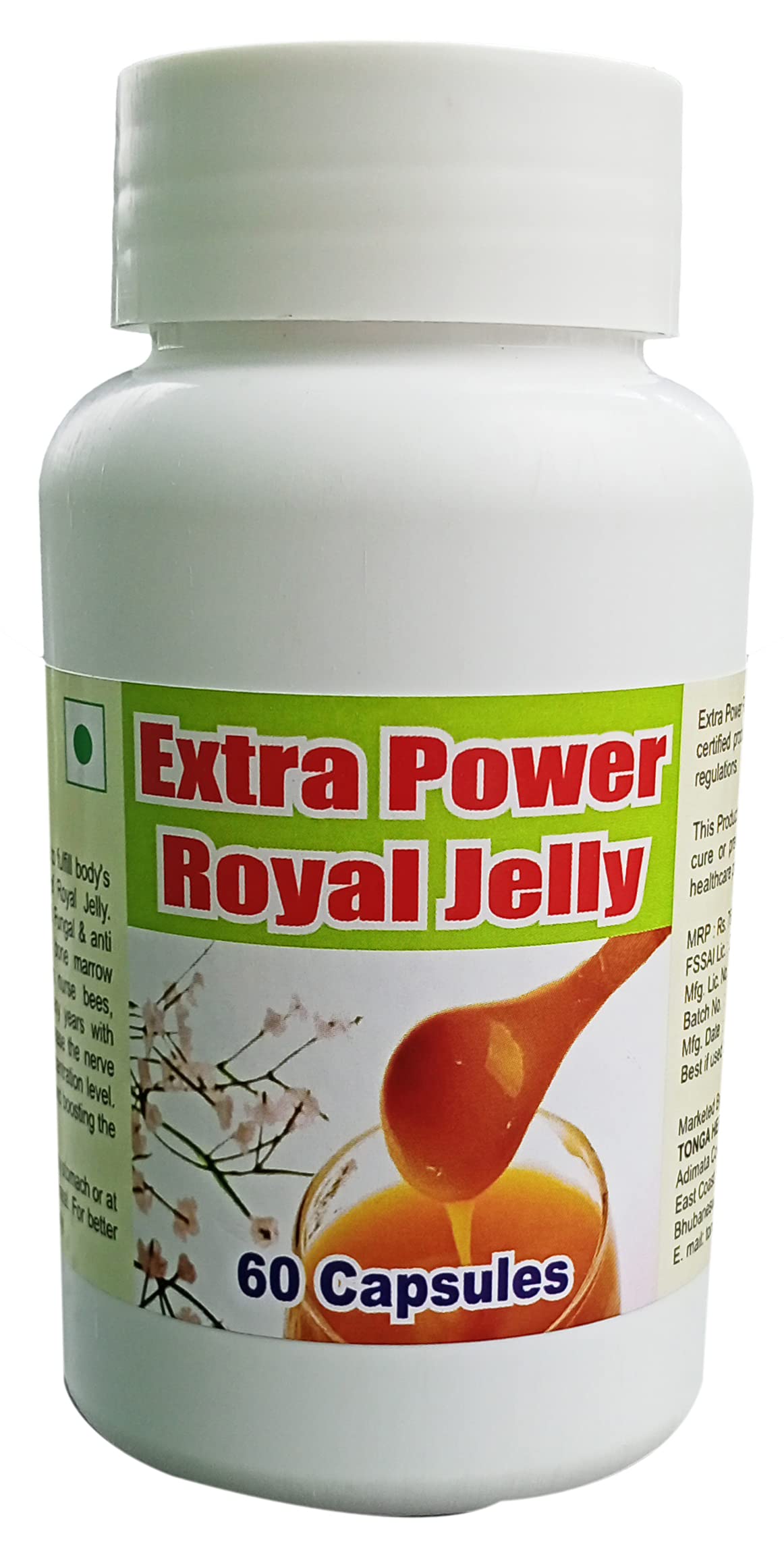 Buy EXTRA POWER ROYAL JELLY CAPSULES - 60 CAPSULES (GET 1 BOTTLE EXTRA ...