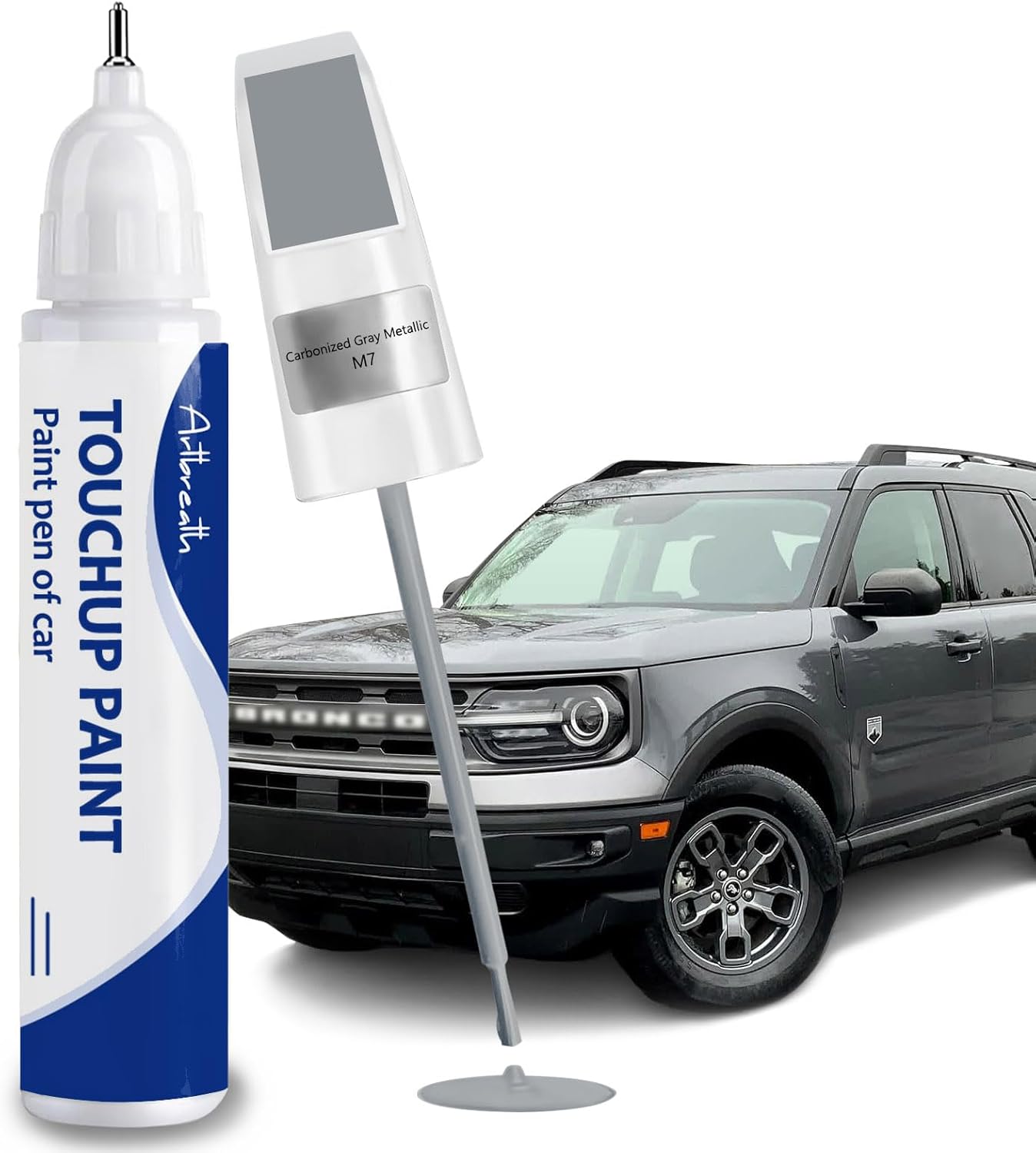 Amazon.com: Carbonized Gray Metallic(M7) Touch Up Paint for Ford -Exact ...