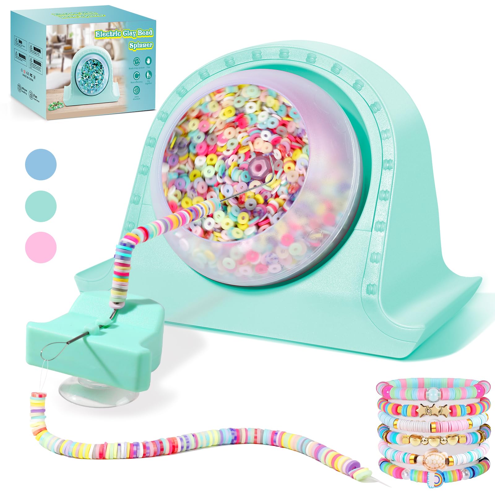 Amazon.com: Hicdaw Bead Spinner Kit, Electric Bead Spinner for Easy ...