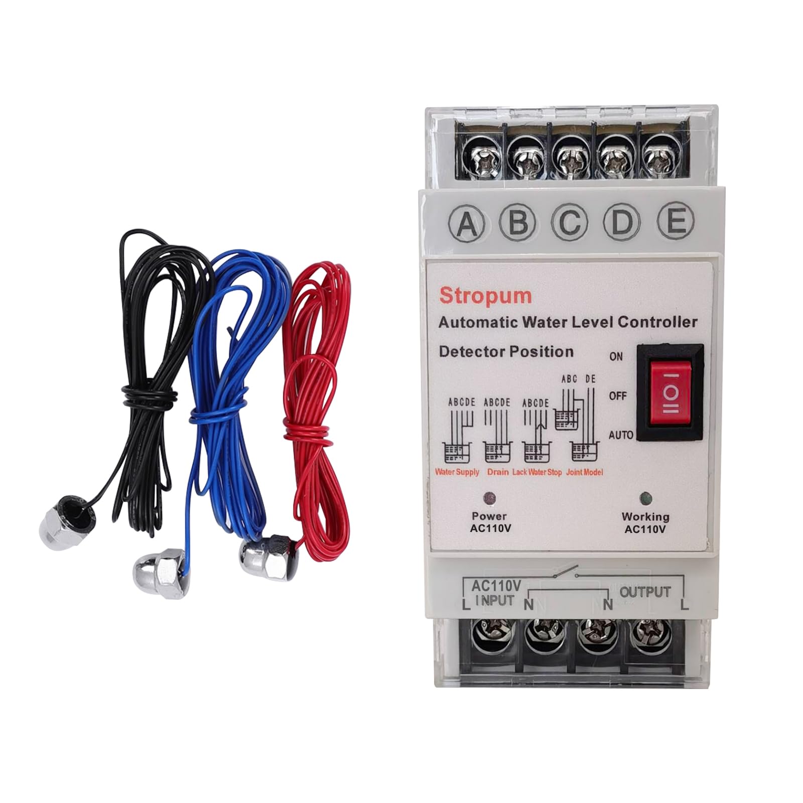 Snapklik.com : Stropum Automatic Water Level Controller AC 110V Liquid ...