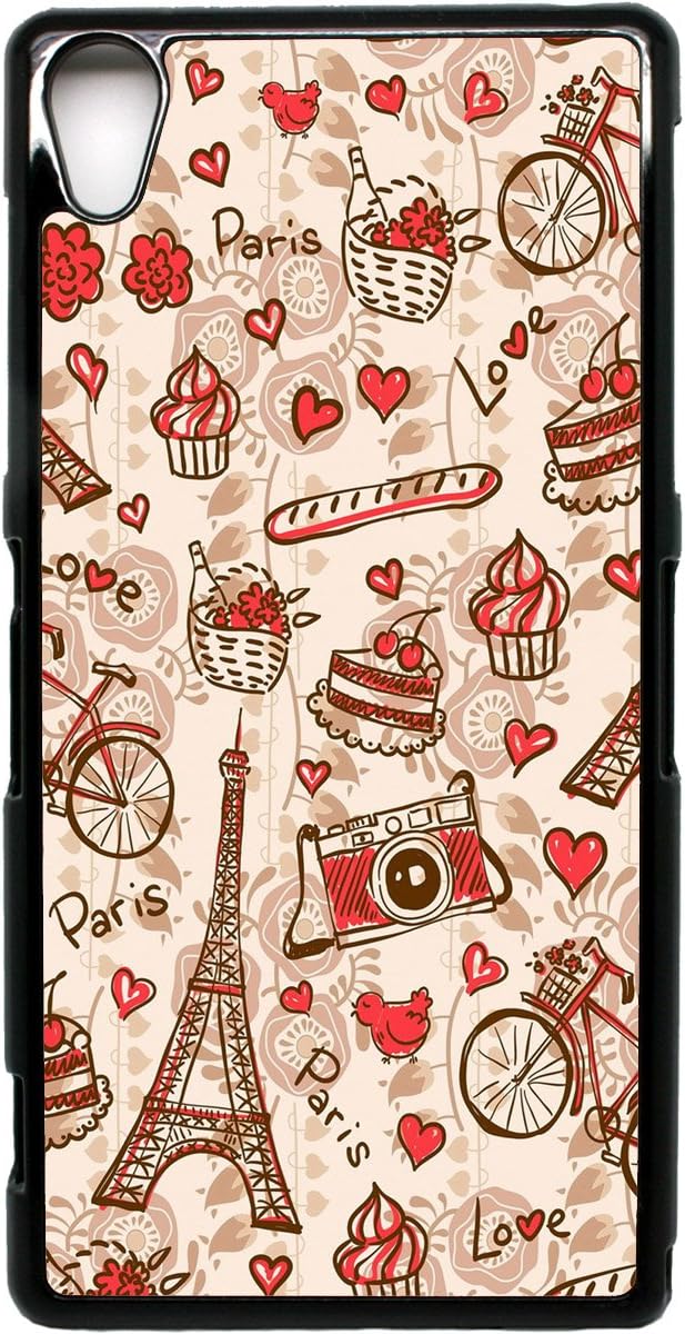 Amazon.com: Xperia Z2 Phone case Skull pattern Emo Punk Ska tatoo art ...